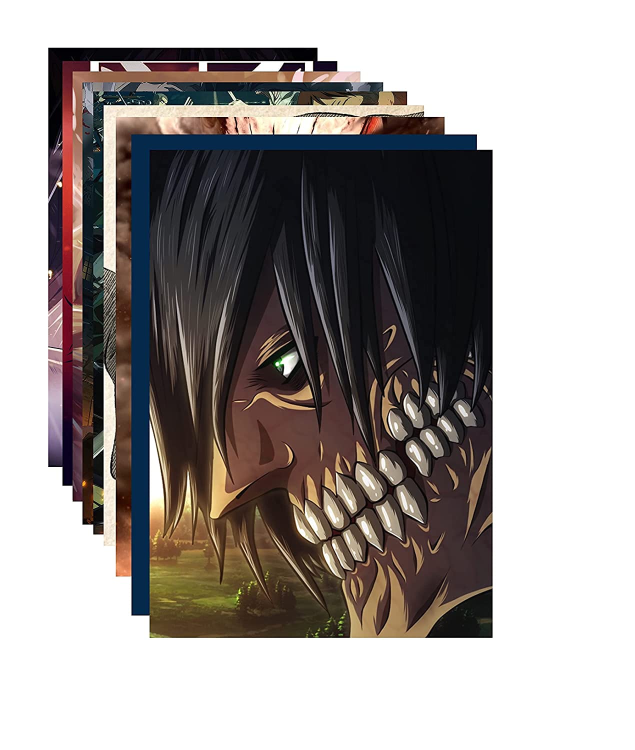 All-Good 250 GSM paper attack on titan anime wall poster (size_12x18 ...