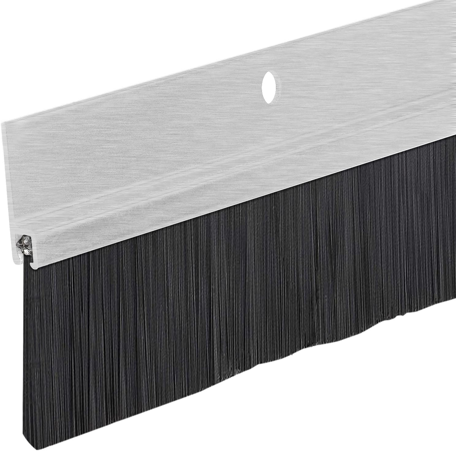 Aluminum & Brush Door Sweep | 36-Inch Length | Weatherproofing Solution ...