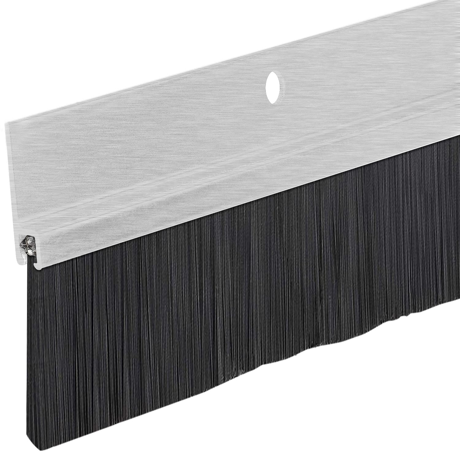 Aluminum & Brush Door Sweep | 36-Inch Length | Weatherproofing Solution ...