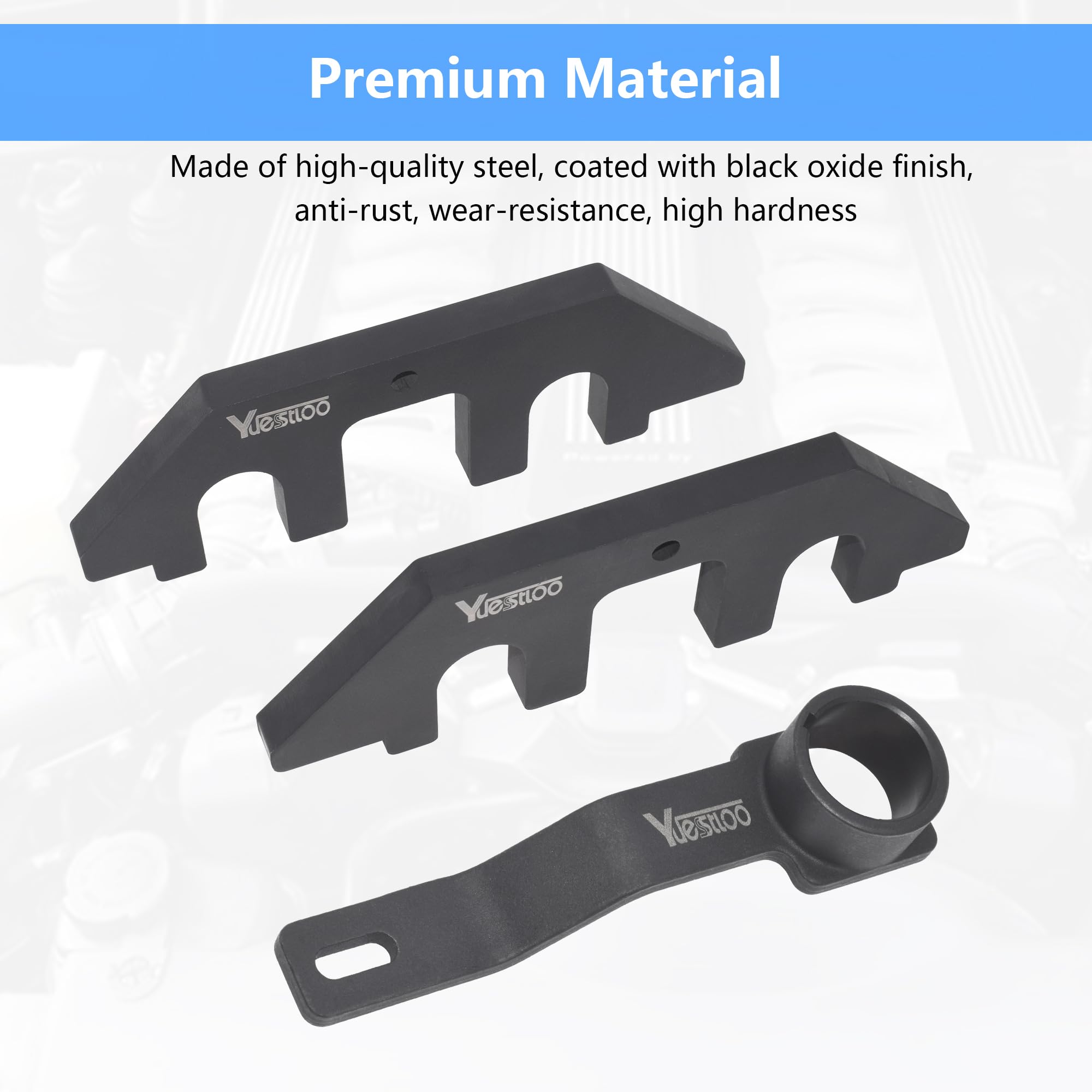 Snapklik.com : Yuesstloo 3PC Camshaft Holding Timing Tool & Crankshaft ...
