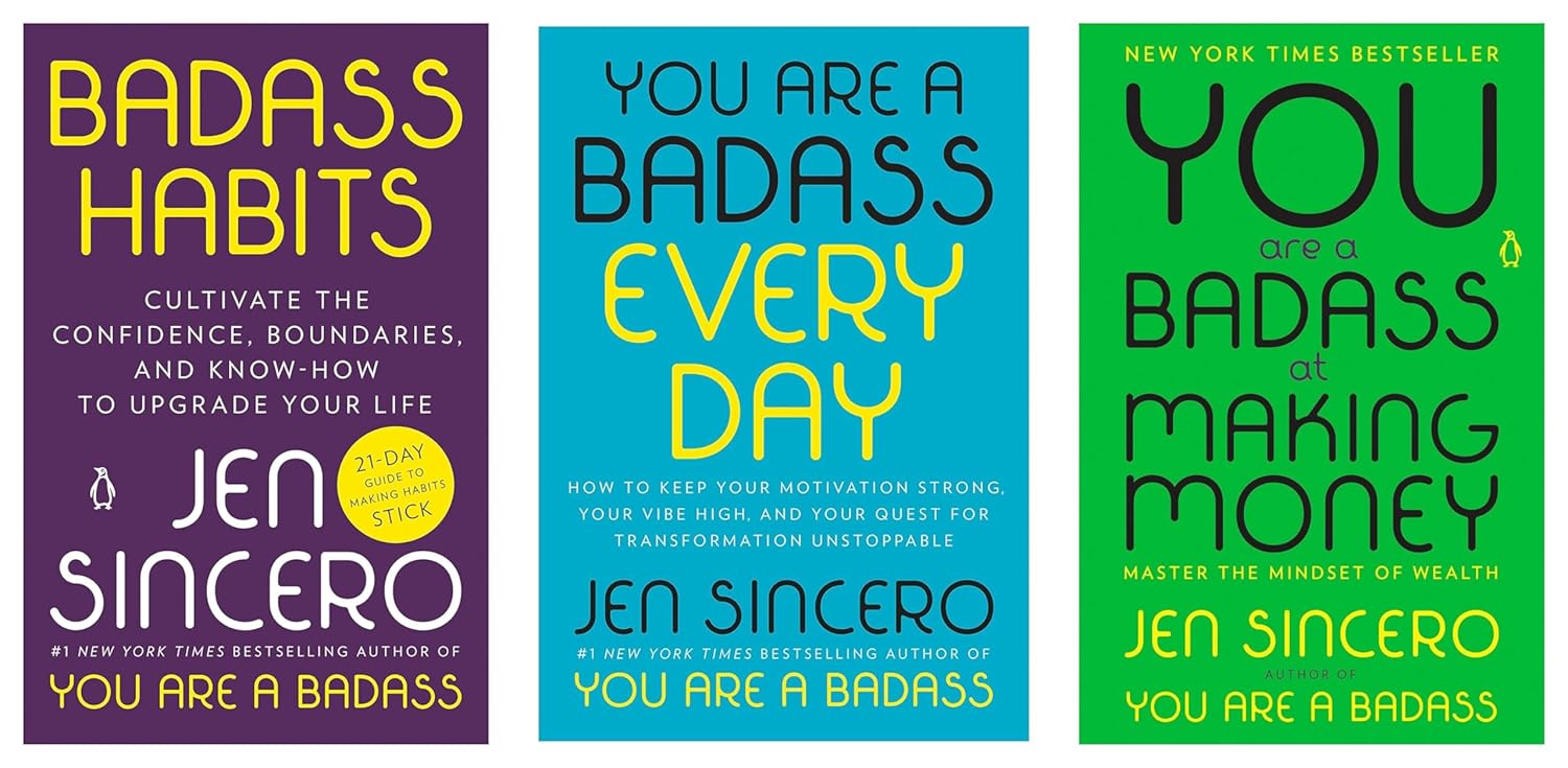 Jen Sincero Bestselling 3 Books Set - Badass Habits, You Are a Badass ...