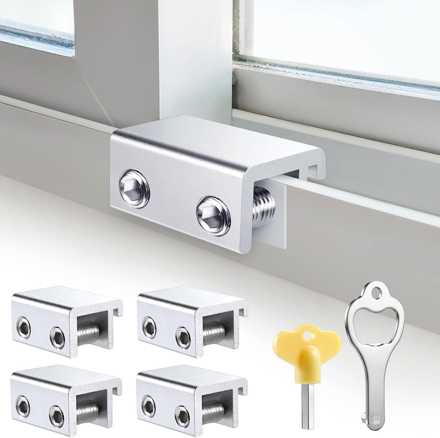 Window Locks for Sliding Windows(4 Sets)-Sliding Window Security Lock ...