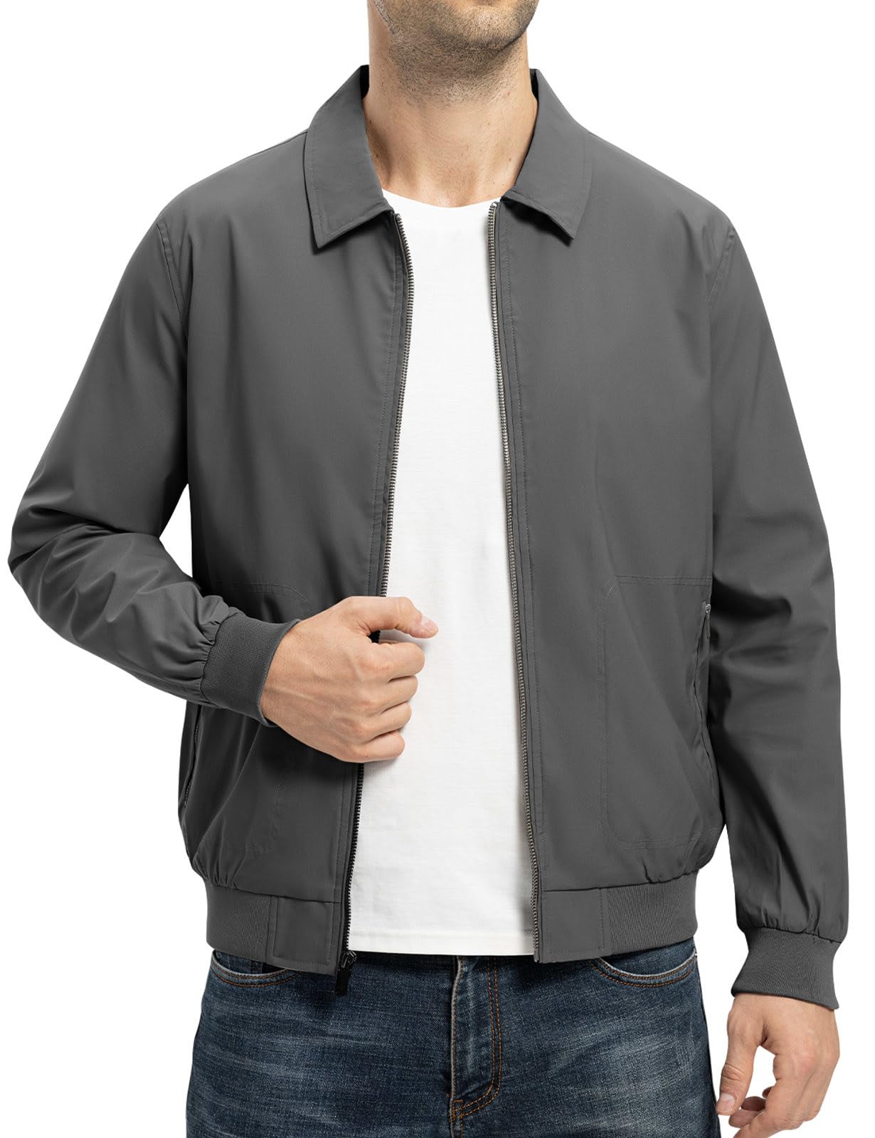 Snapklik.com : Mens Lightweight Jackets Casual Stylish Windbreakers For ...