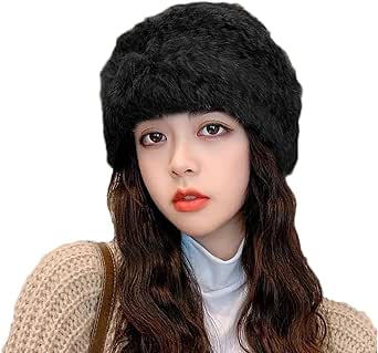 Amazon.com: Women's Faux Fur Skullies Beanie Russian Cossack Style Soft ...
