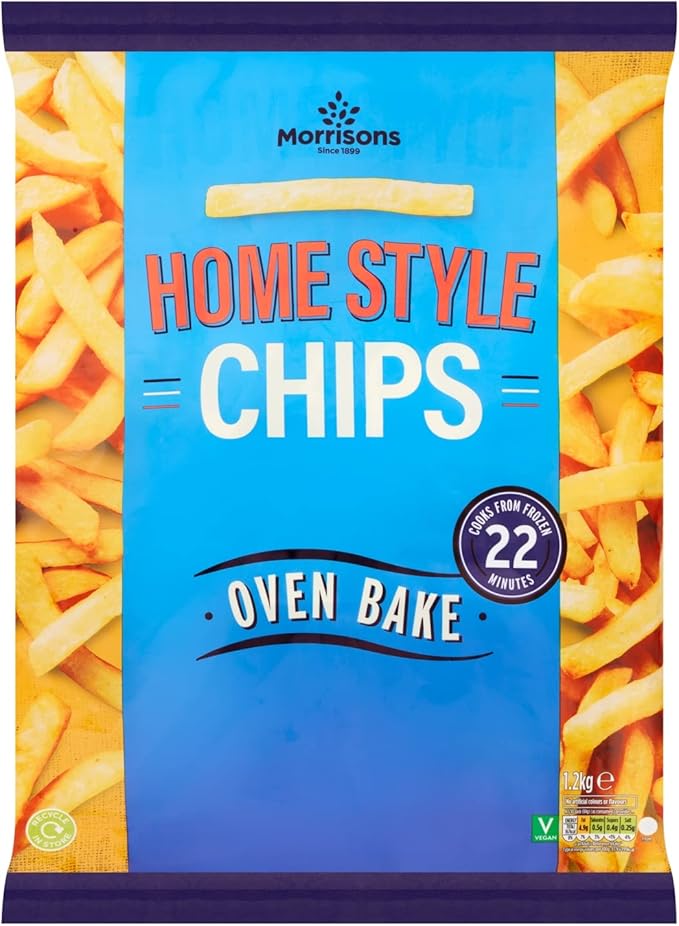 Morrisons Homestyle Chips, 1.2kg (Frozen) : Amazon.co.uk: Grocery