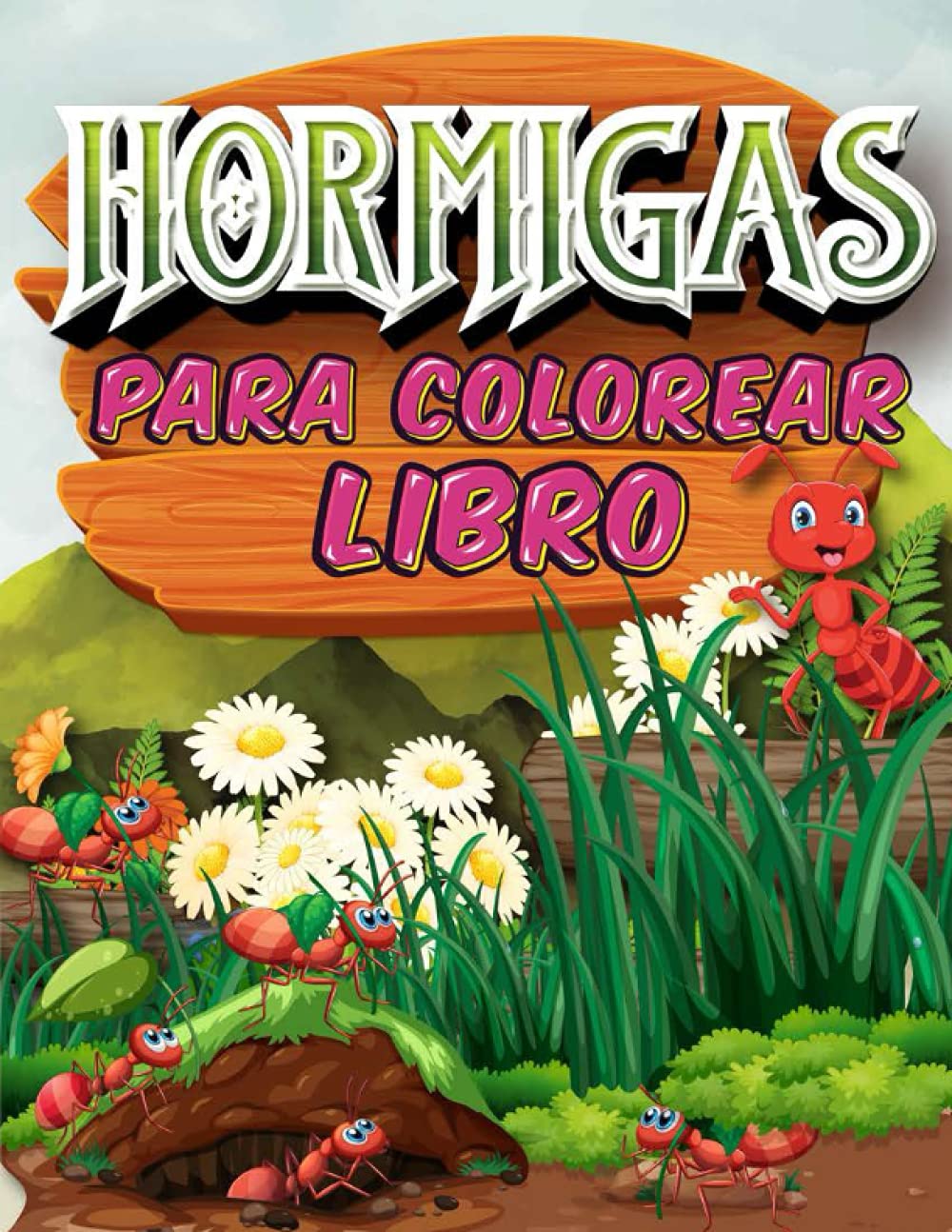 Hormigas Para Colorear Libro Divertido Libro Para Colorear Para Ninos ...