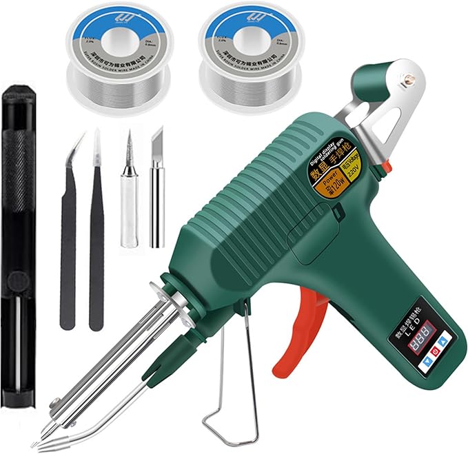 Amazon.com: Soldering Gun Kit - 80W 110V LED Digital Display Soldering ...