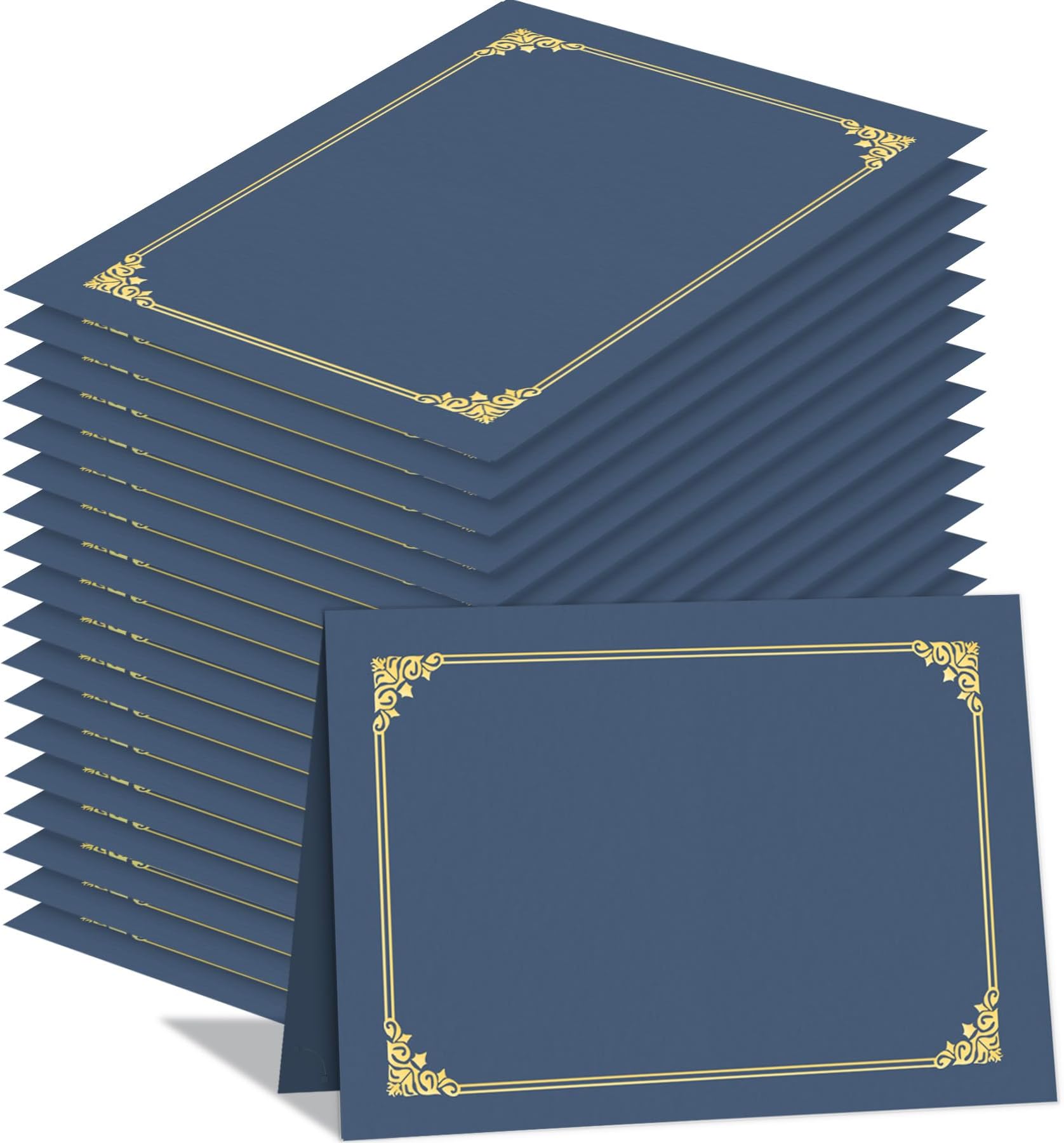 Amazon.com : HAUTOCO 50 Pack Certificate Holders, Navy Blue Diploma ...