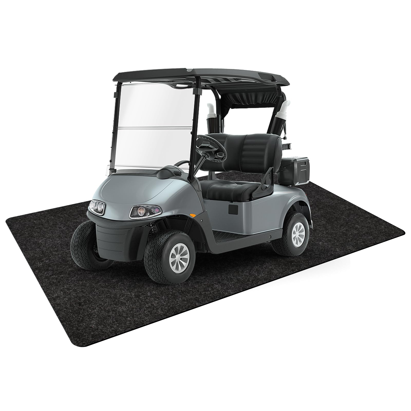 Amazon.com: Halero Golf Cart Parking Mat 4.9 ft × 9.1 ft Garage Floor ...