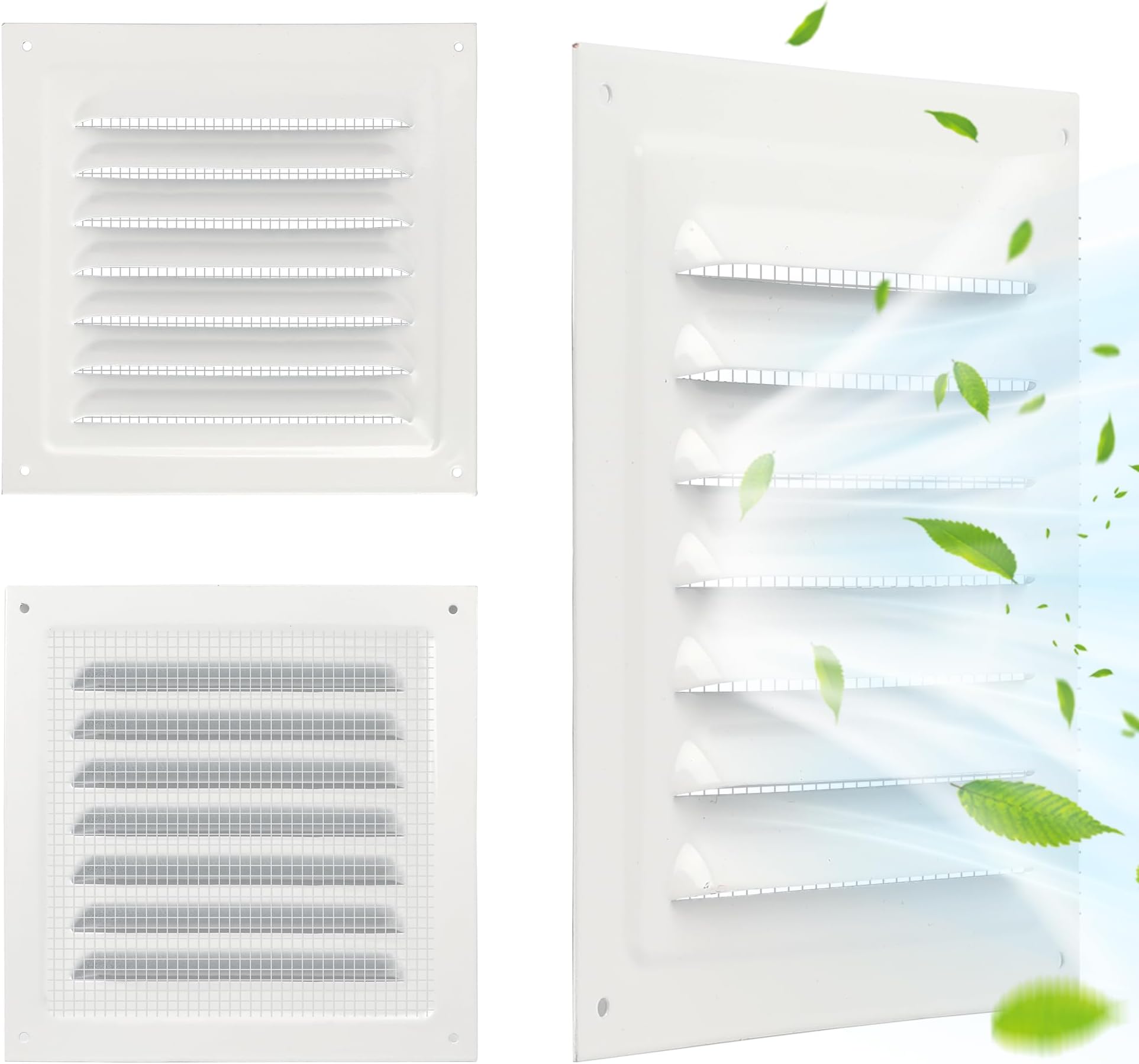 Gable Vent Aluminum Attic Vent Gable Vents for Houses, Door Louver ...