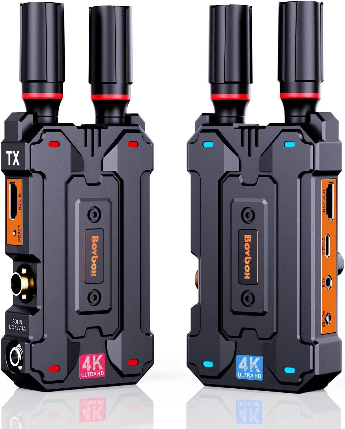 Amazon.com: Wireless HDMI Transmitter and Receiver 4K: Plug & Play SDI ...