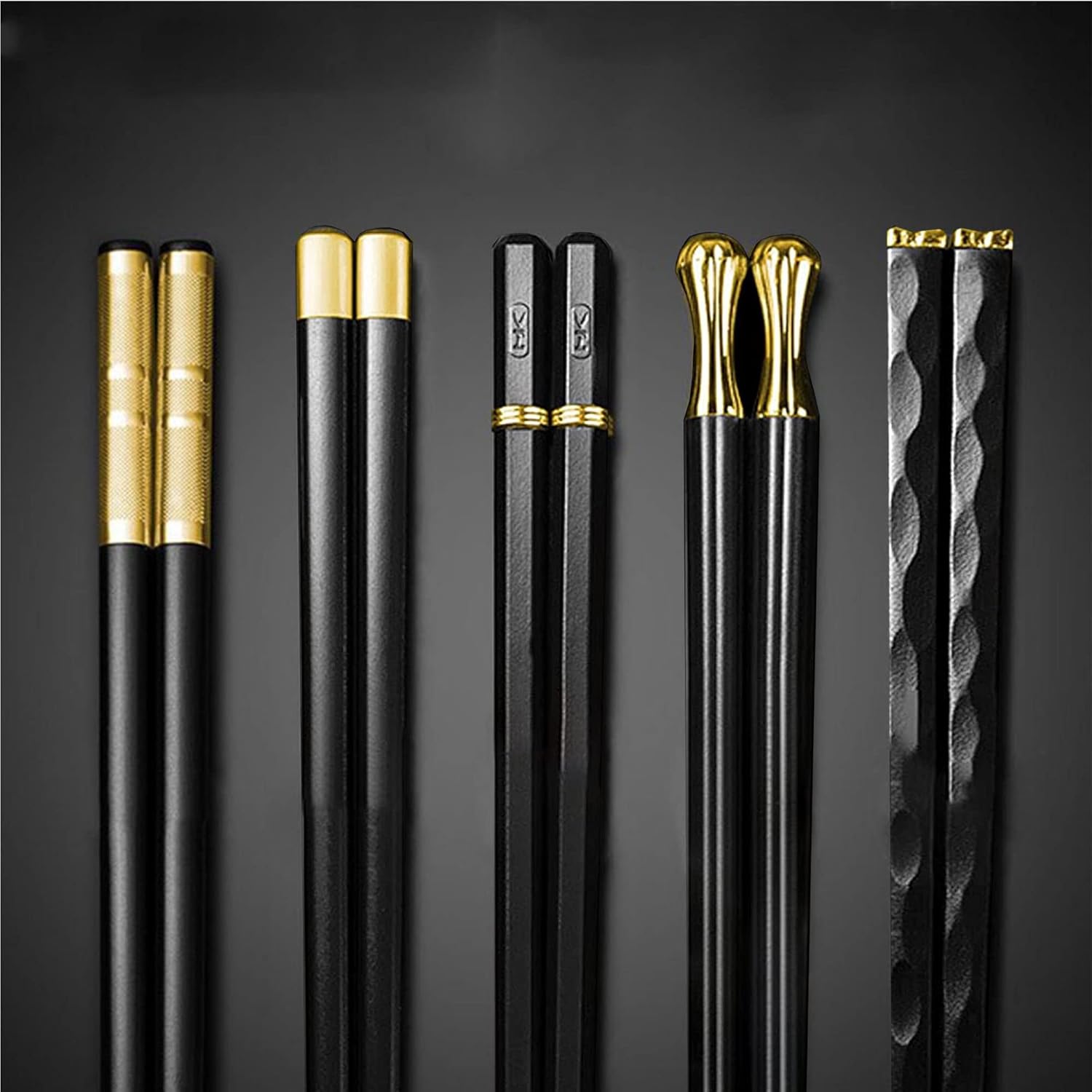MZSX Chopsticks, Gift Set, High-end Luxurious Professional Design ...