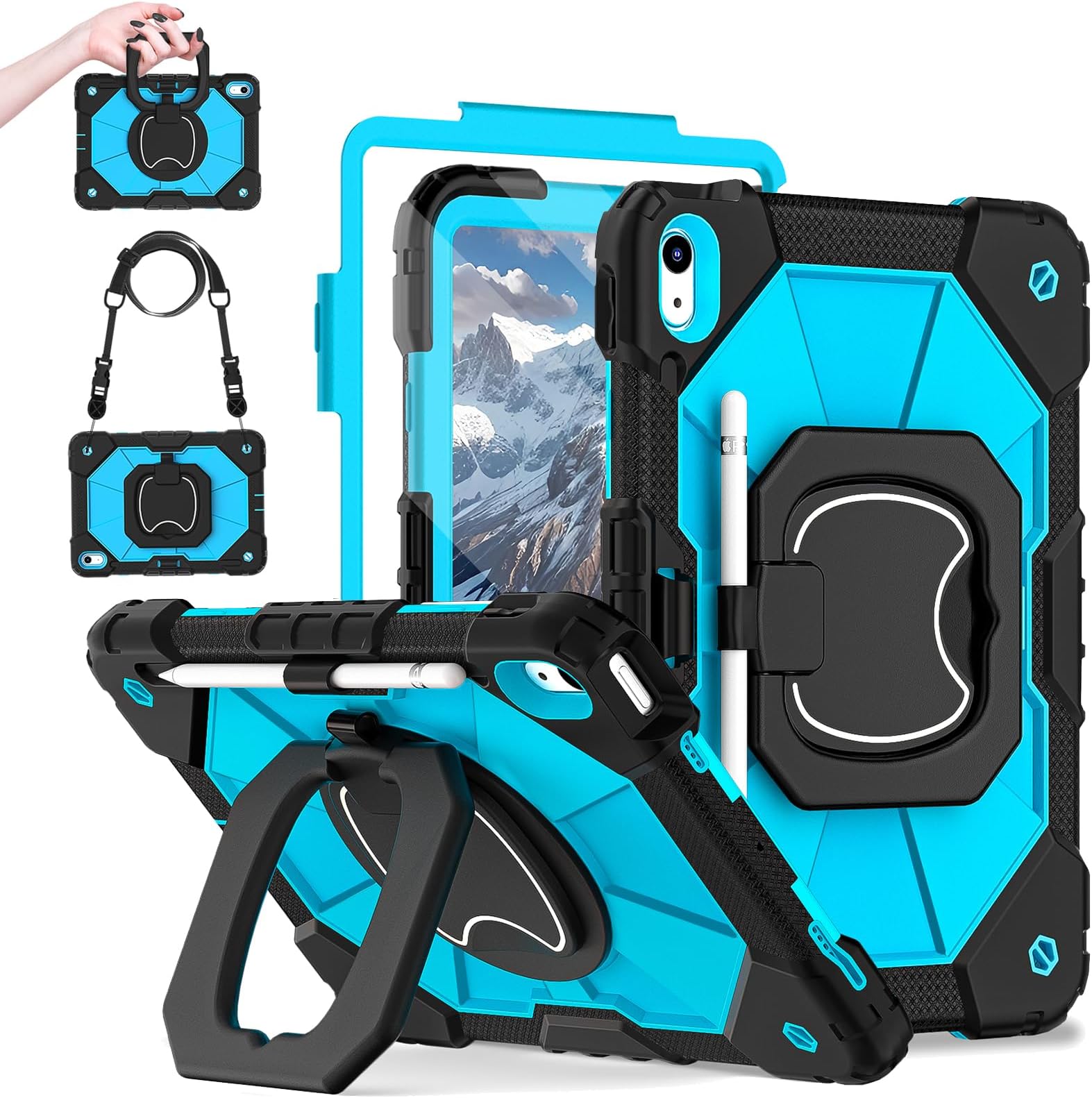 Amazon.com: Dteck Case for iPad (A16) 11th Generation 11" 2025/10th Gen ...