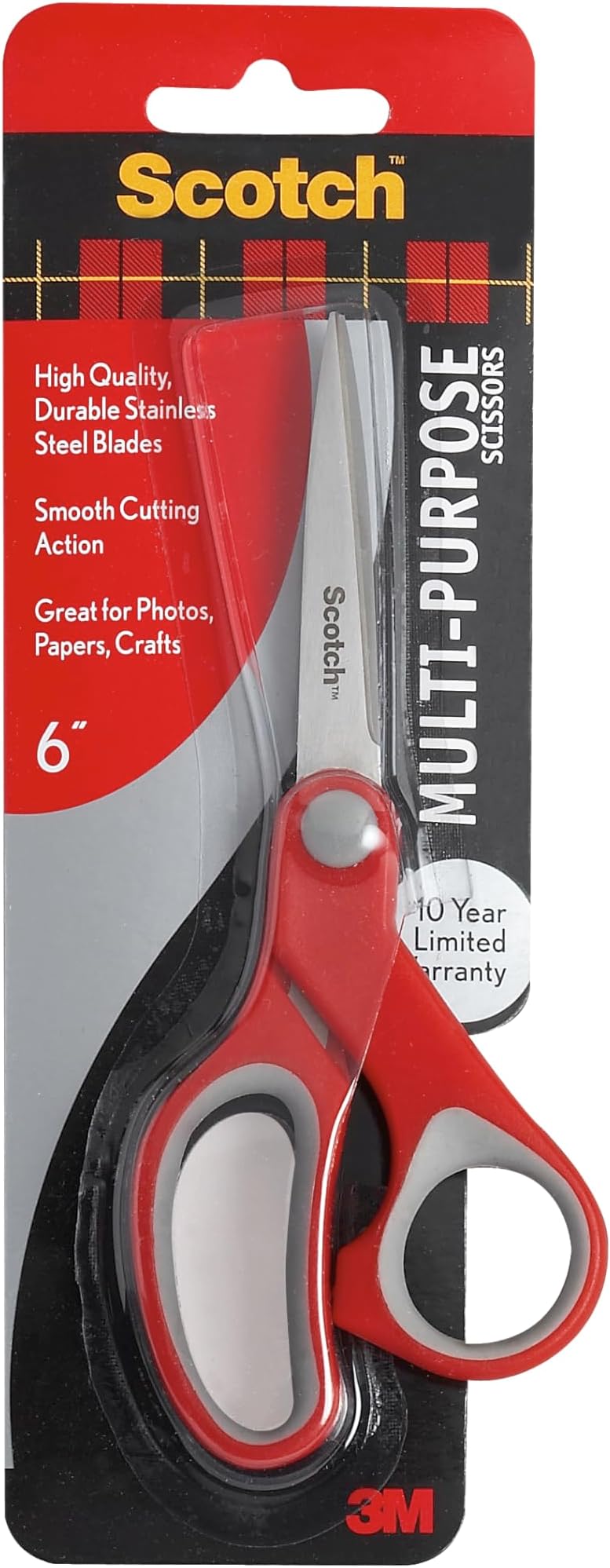 Amazon.com : Scotch 6" Multi-Purpose Scissors, Great for Everyday Use ...