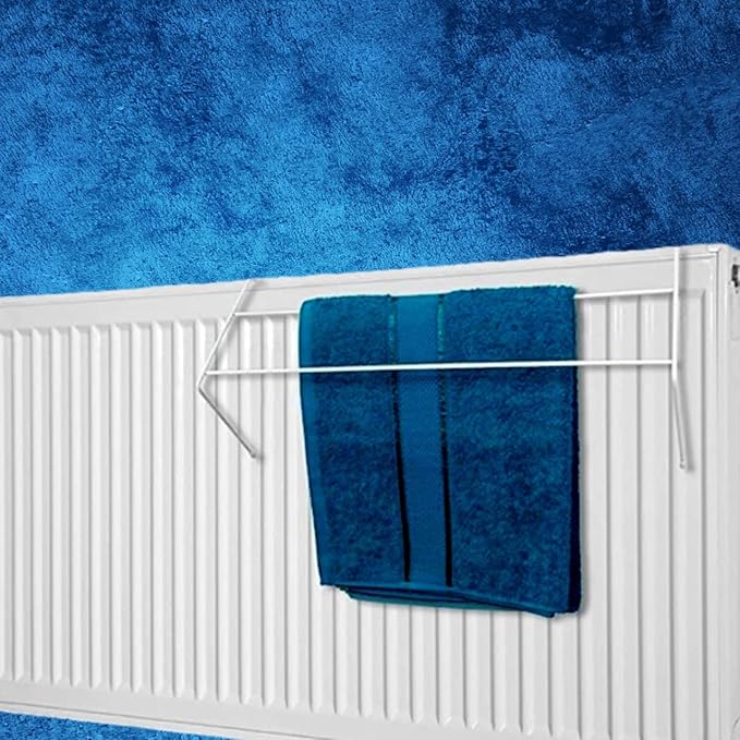 RightClick 2 Bar Radiator Clothes Airer - Versatile Design, Non Slip ...