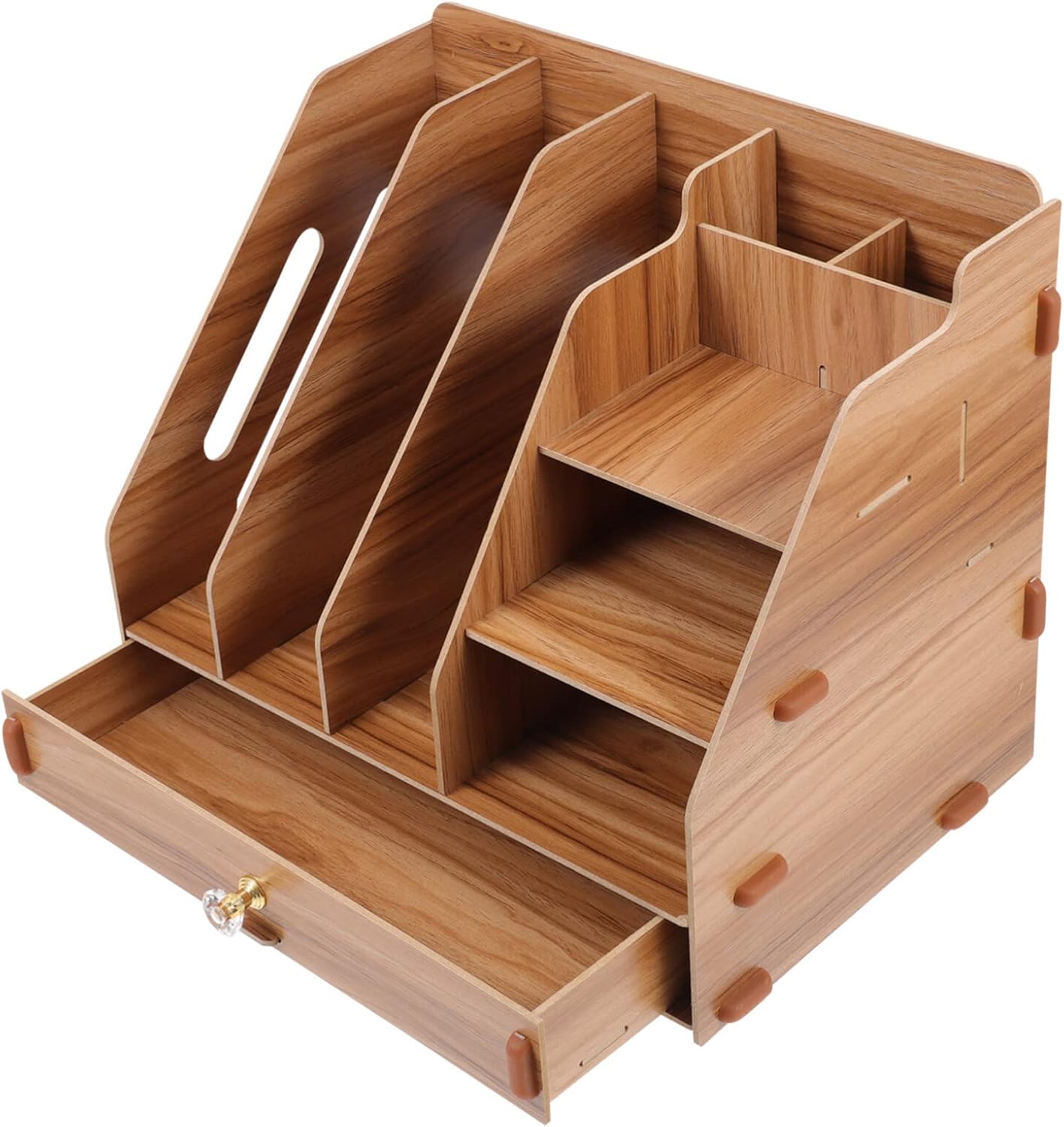 Amazon.com: Operitacx 1pc Wooden Desktop Organizer Drawer Storage ...