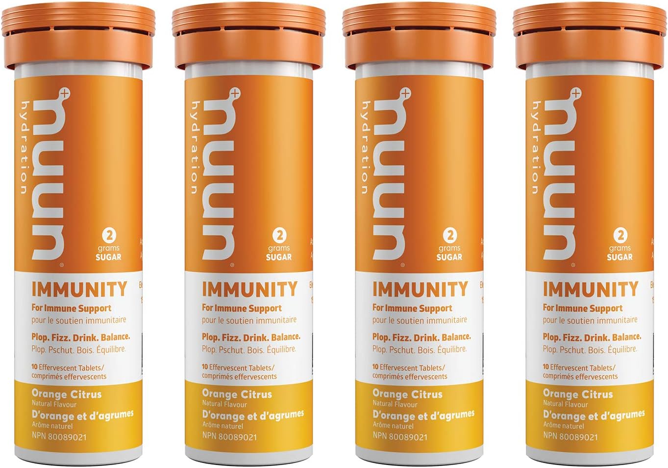 Nuun Immunity: Immune Support Hydration Supplement, 4 Tubes (40 ...