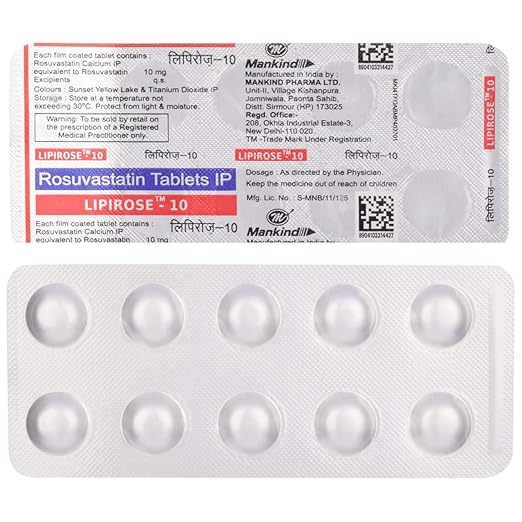 Lipirose-10 - Strip of 10 Tablets : Amazon.in: Health & Personal Care