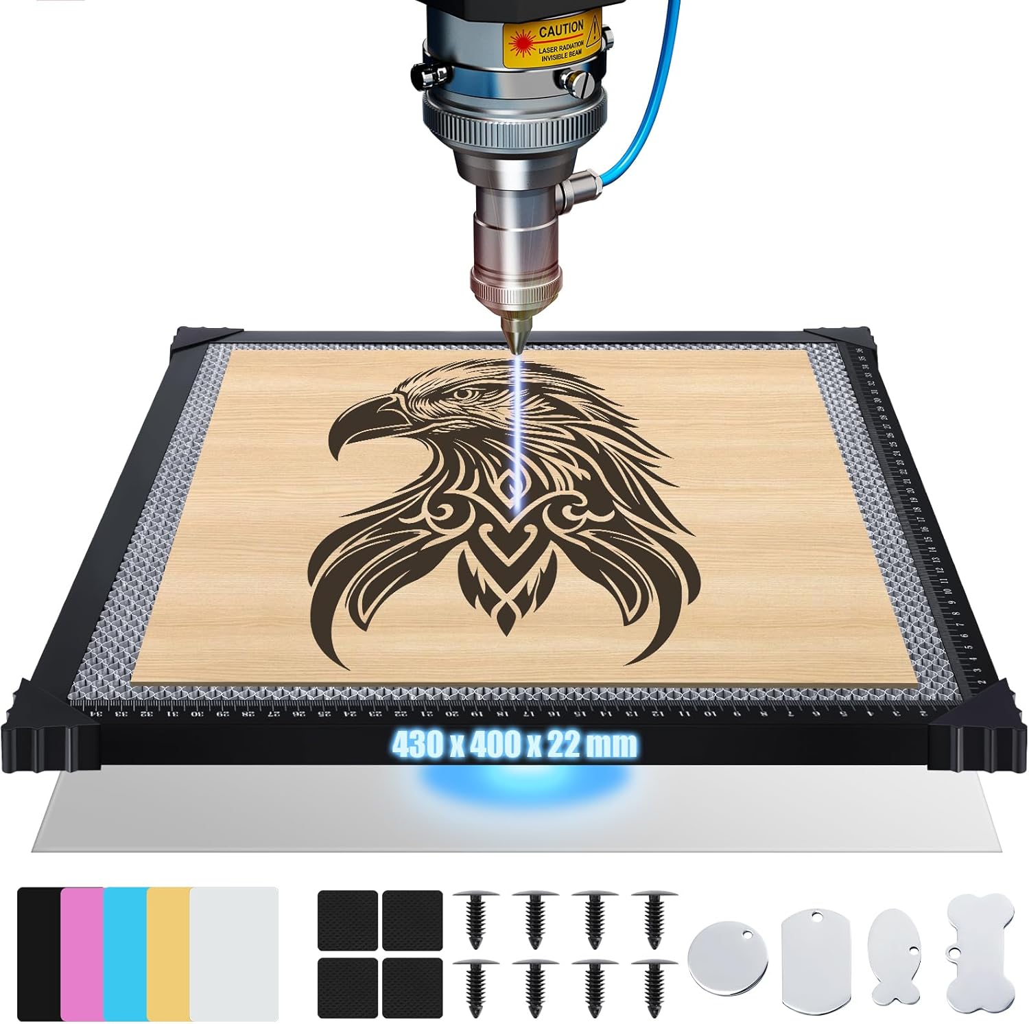 Amazon.com: Therwen Honeycomb Laser Bed Set Honeycomb Working Table ...