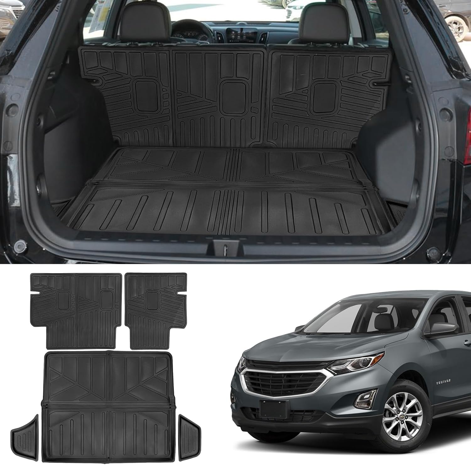 lanbos Cargo Liner Compatible with 2018-2024 Chevrolet Equinox Cargo ...