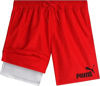 PUMA Men's Bathing Suit - Quick Dry Swimsuit Trunks with Mesh ...