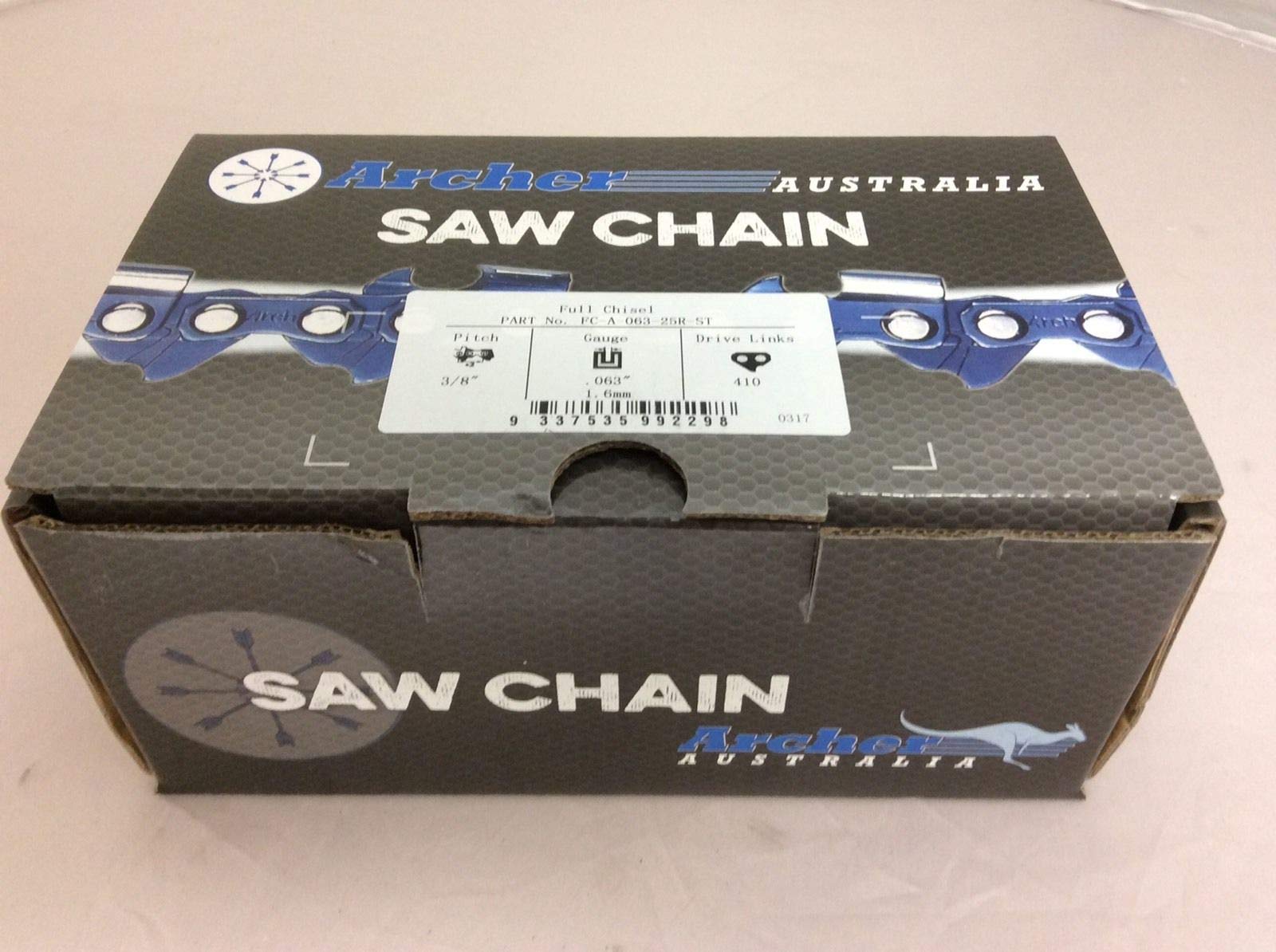 Amazon.com: 25ft Roll 3/8 .063 Chisel SKIP TOOTH Chain Saw Chain repl ...