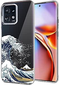 Amazon.com: Unov Case Compatible with Motorola Edge+ Plus 2023 Edge 40 Pro 5G Clear with Design ...