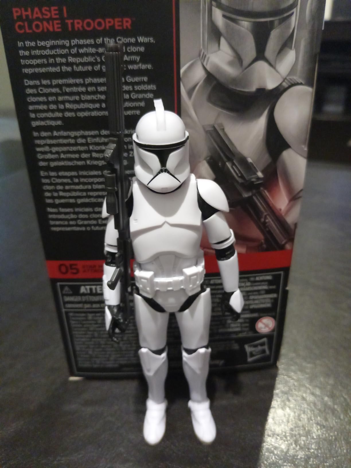 Star Wars The Black Series, Soldado clon Fase I, Ataque de los Clones ...