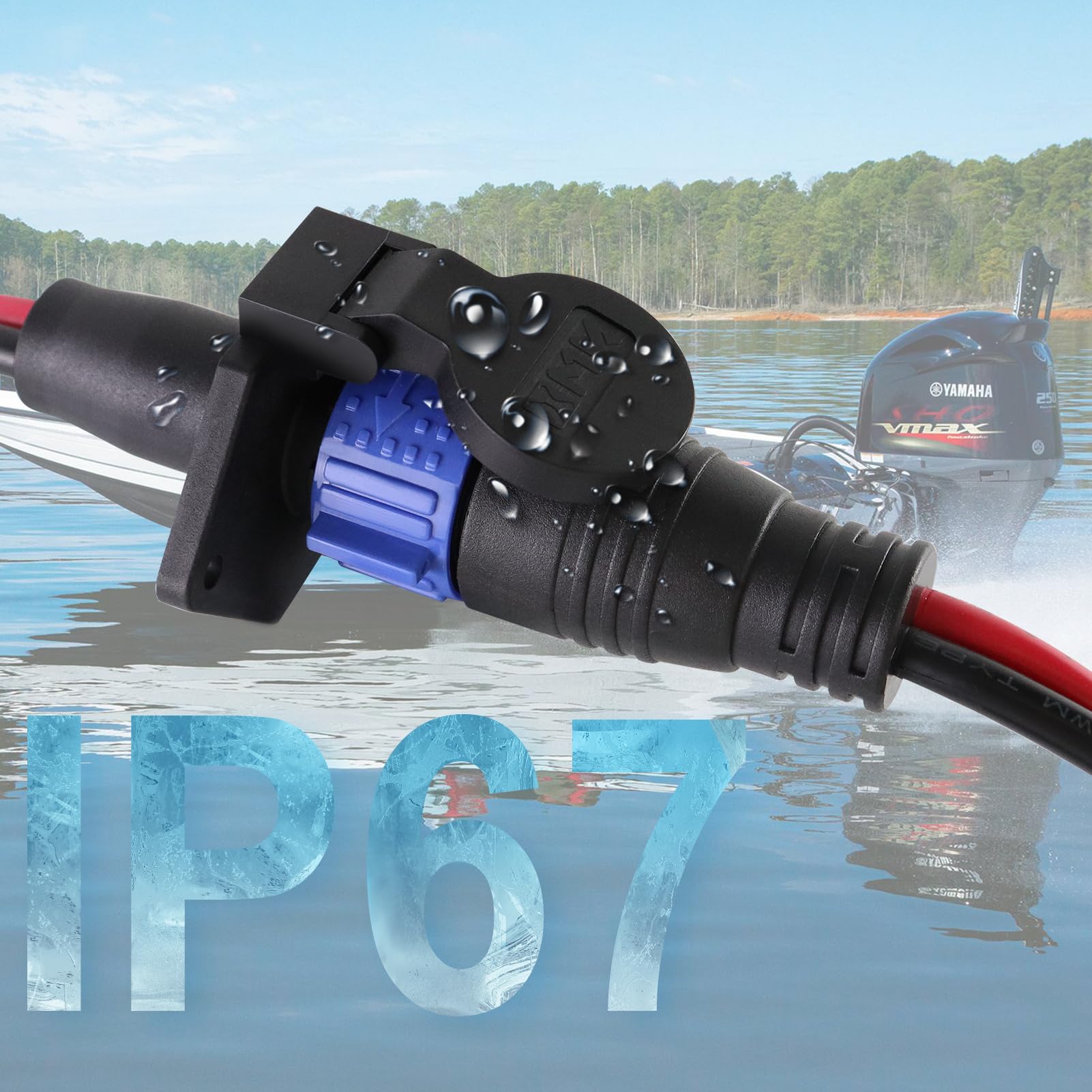 Snapklik.com : 50A Trolling Motor Plug,Trolling Motor Plug And ...