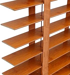 Amazon.com: Windows Blinds Wooden Venetian Blinds Custom Size W20~72" × H30~82", 2" Slats Wood ...