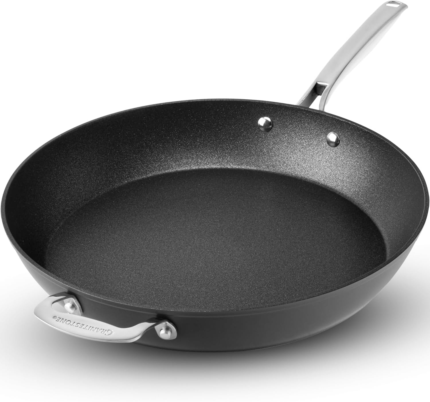 Amazon.com: Granitestone 14 Inch Family Size Non Stick Frying Pans ...