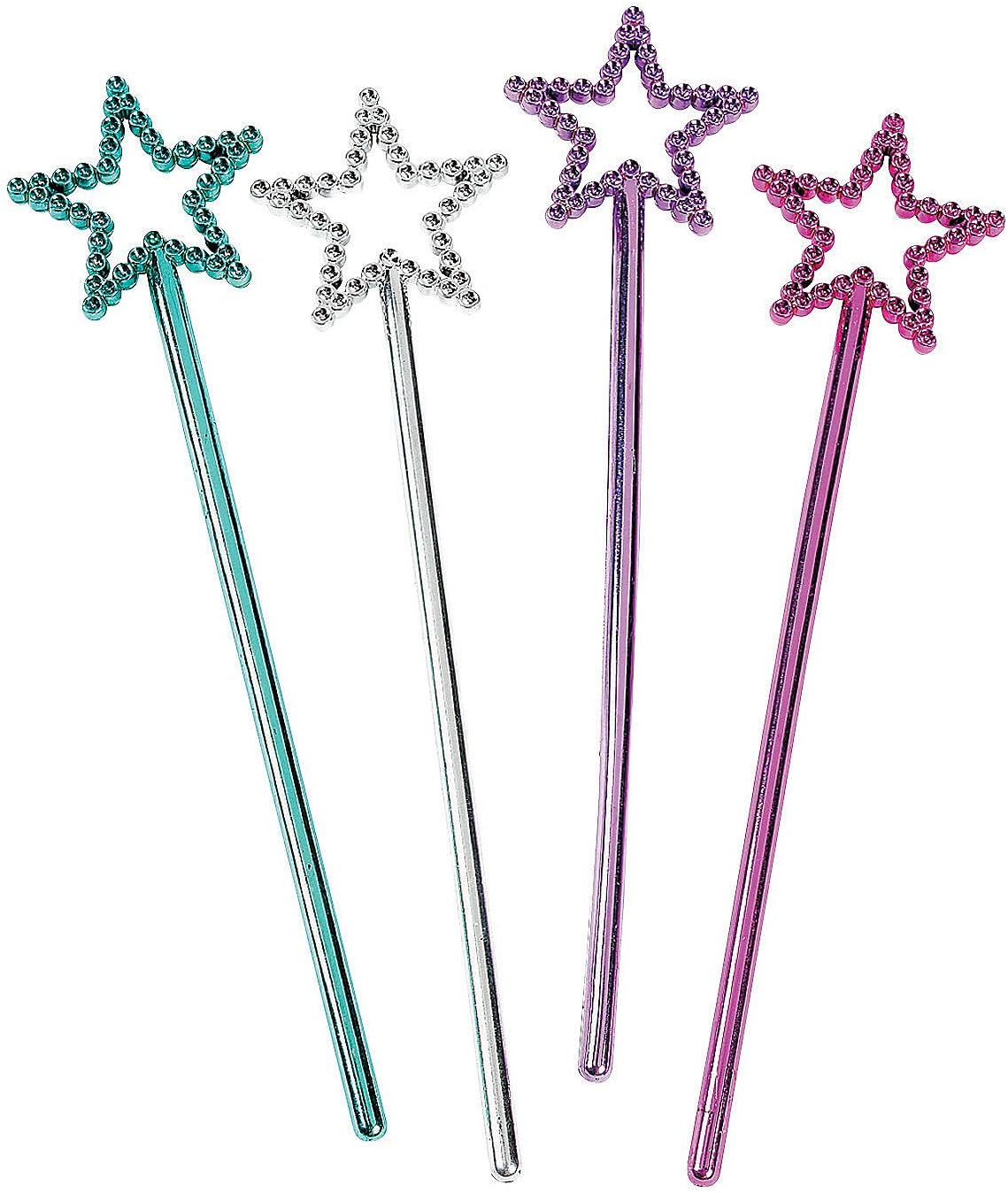 Amazon.com: Fun Express - Mini Star Wands - Apparel Accessories ...