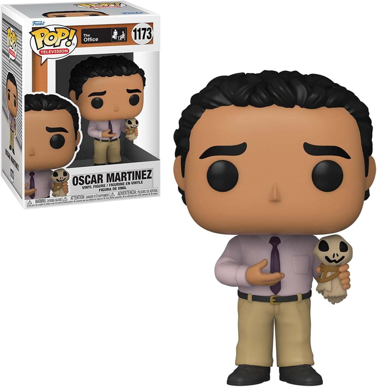Amazon.com: Funko POP TV: The Office - Oscar with Scarecrow, Multicolor ...