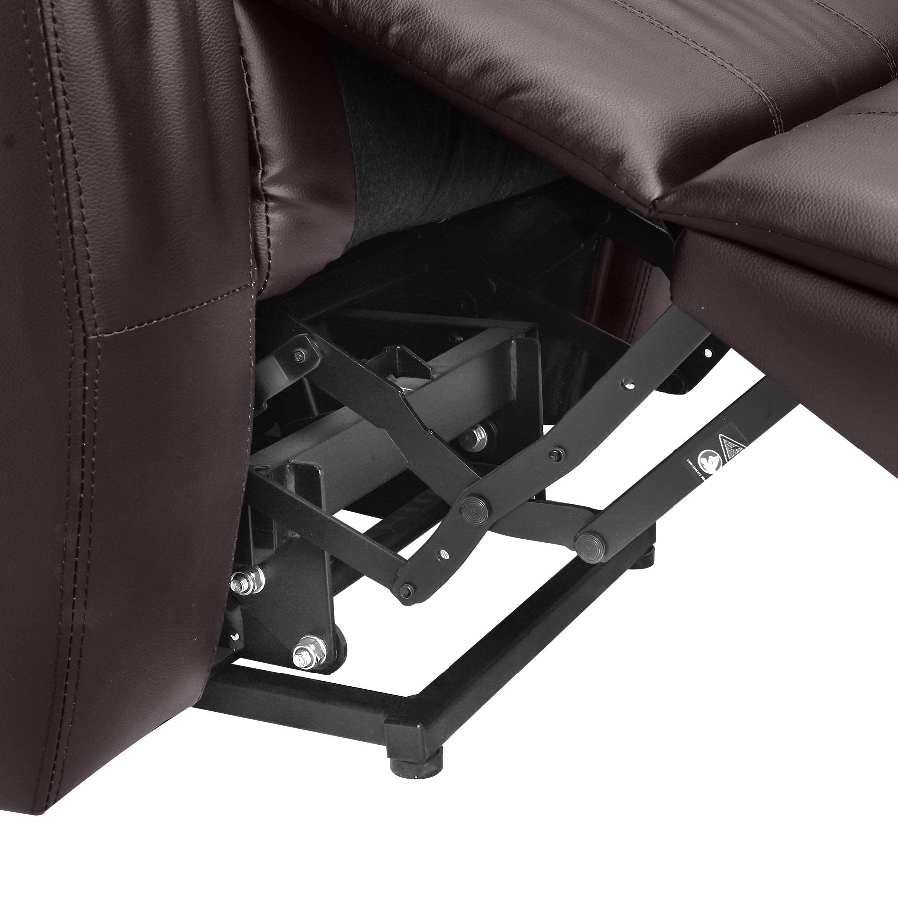 Magic Union Power Lift Chair Electric Recliner Faux Leather Heated ...