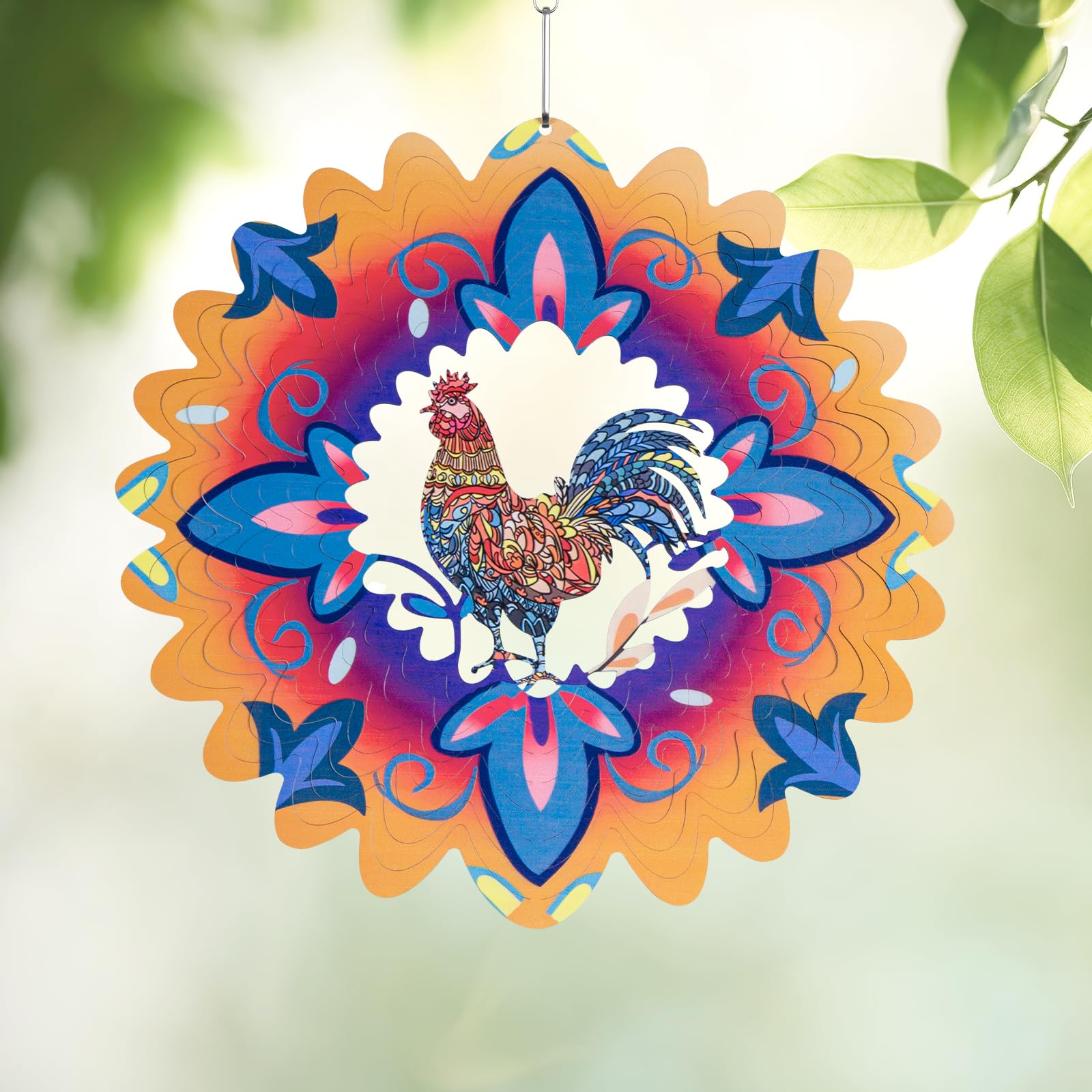 Amazon.com: Marwey Rooster Wind Spinners Chicken Decor Gifts for Women ...