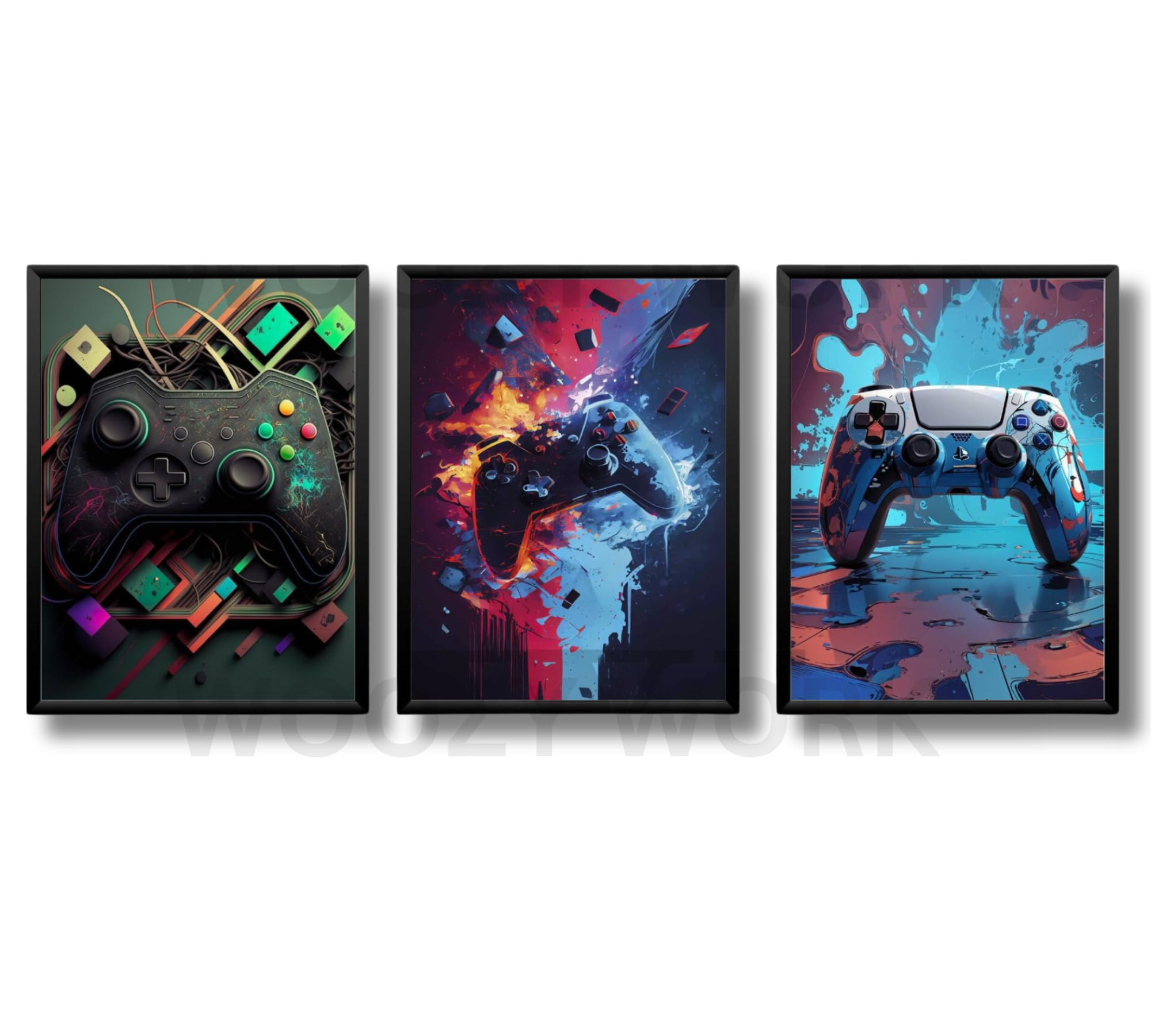 woozy work Gaming Room Decor Gamer Art Prints, Gaming framed Posters ...