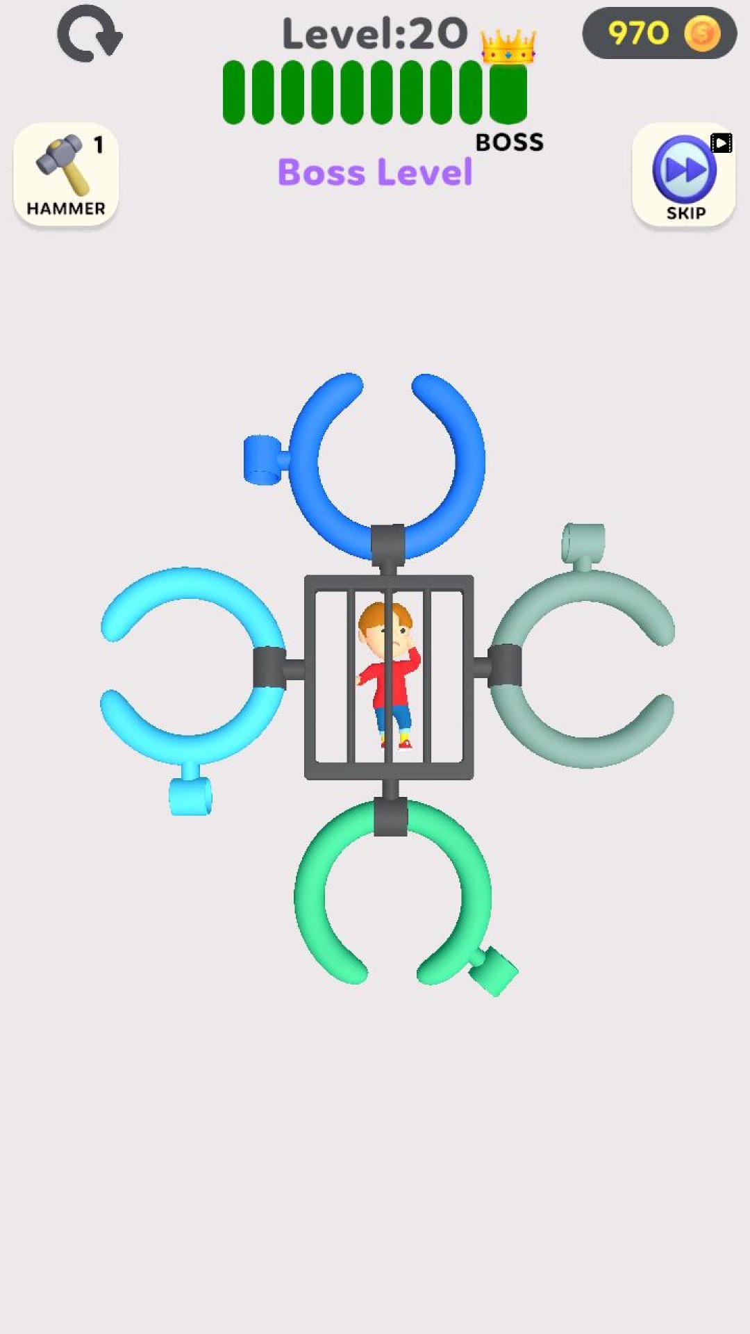 Rotating the Ring Fun Puzzle - Rotate The Rings Circle Puzzle Game - Rotate The Twisted Rings ...