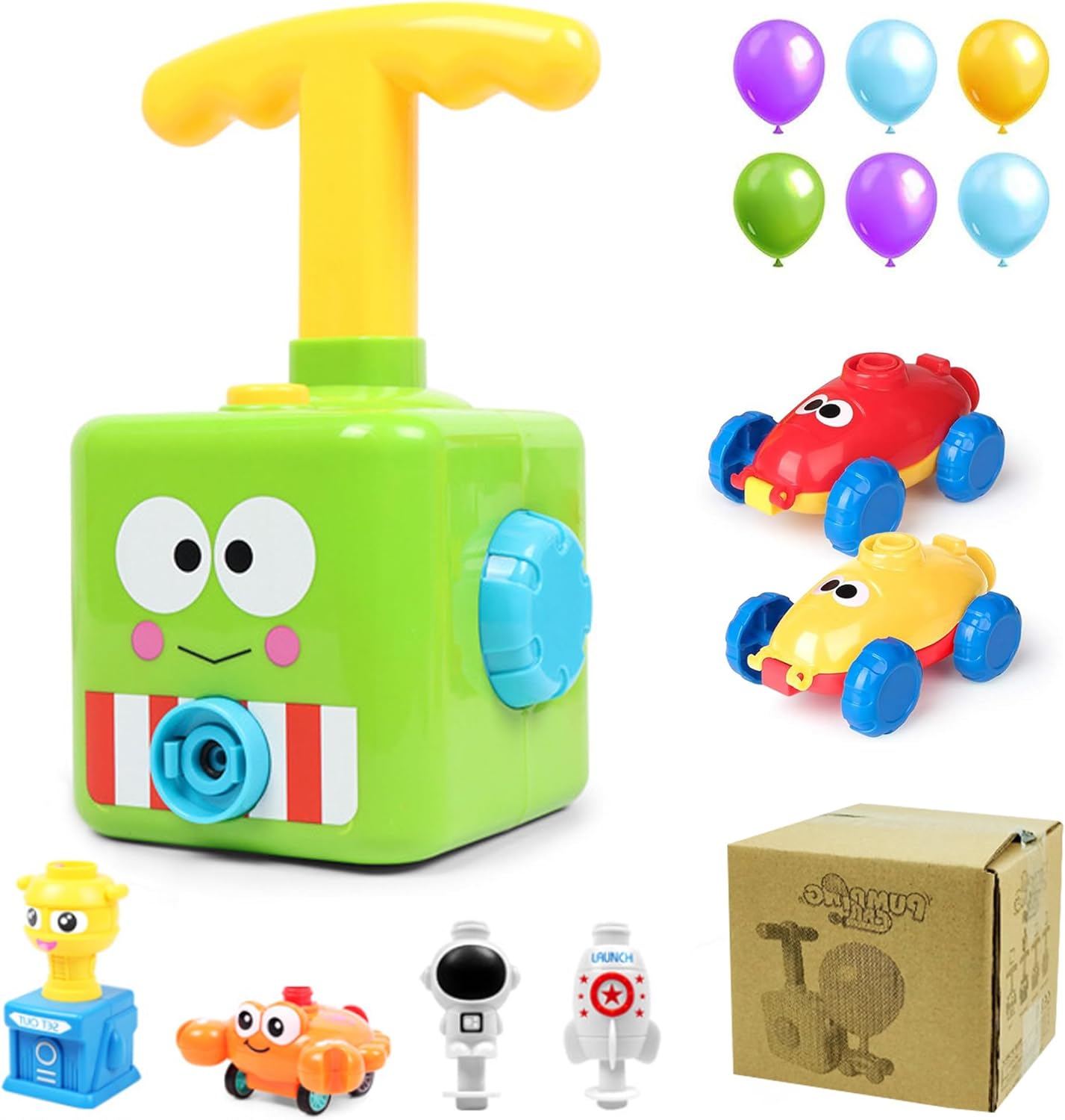 Amazon.com: Engdog Balloon Powered Cars, Launcher Toy Set, Balloon Toys ...