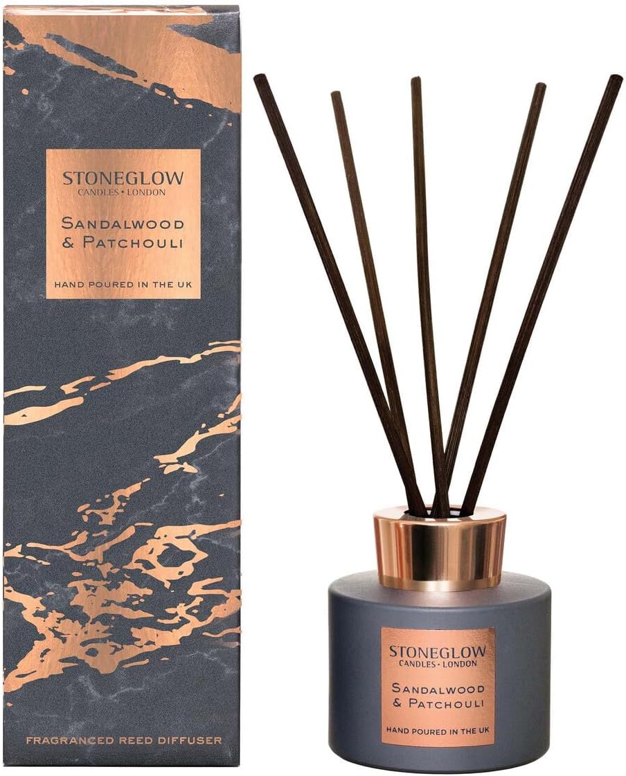 Stoneglow Reed Diffuser Luna Collection Sandalwood & Patchouli 120ml ...