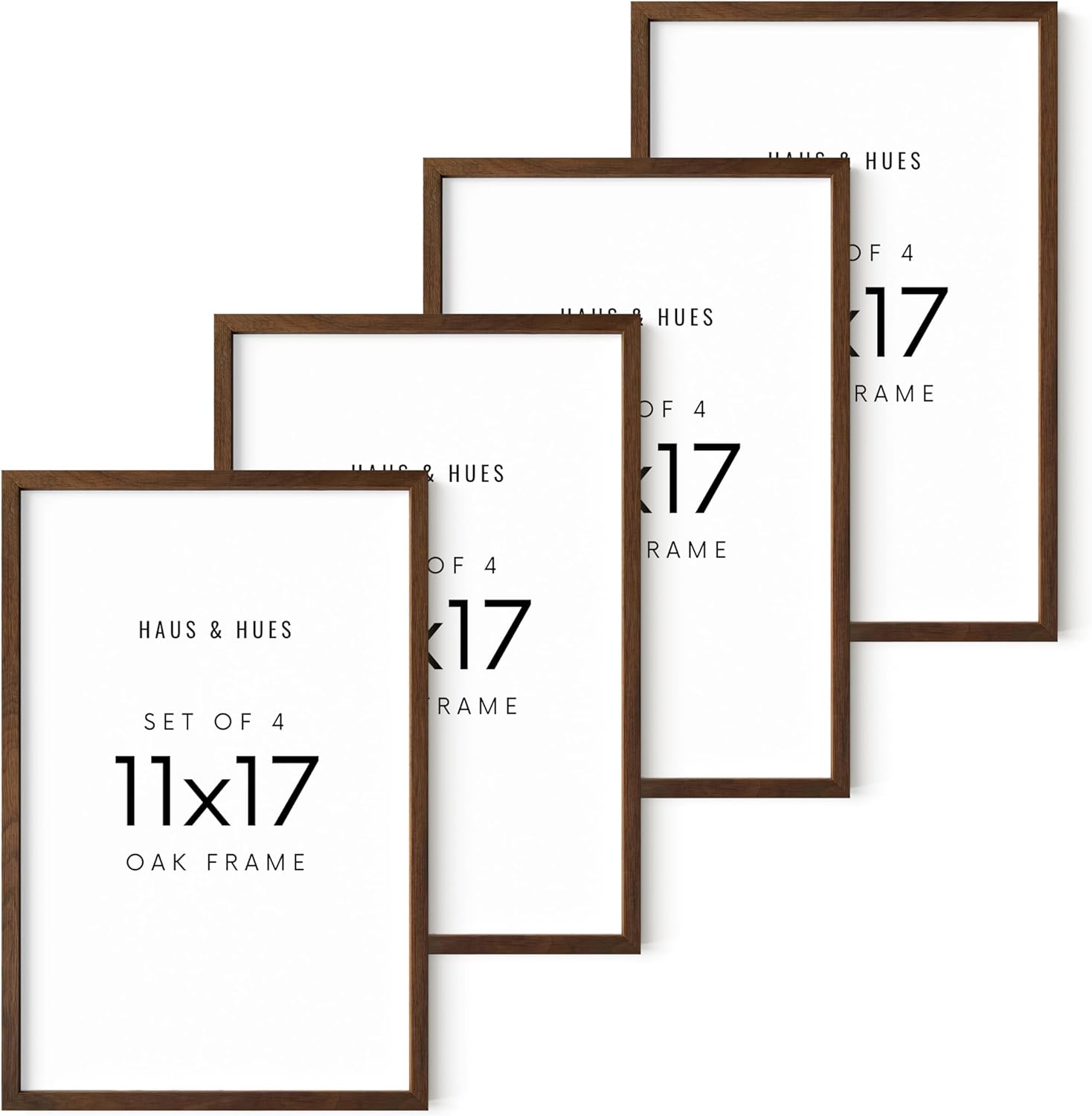 Amazon.com - Haus and Hues Set of 4 11x17 Picture Frame - 11x17 Frame ...