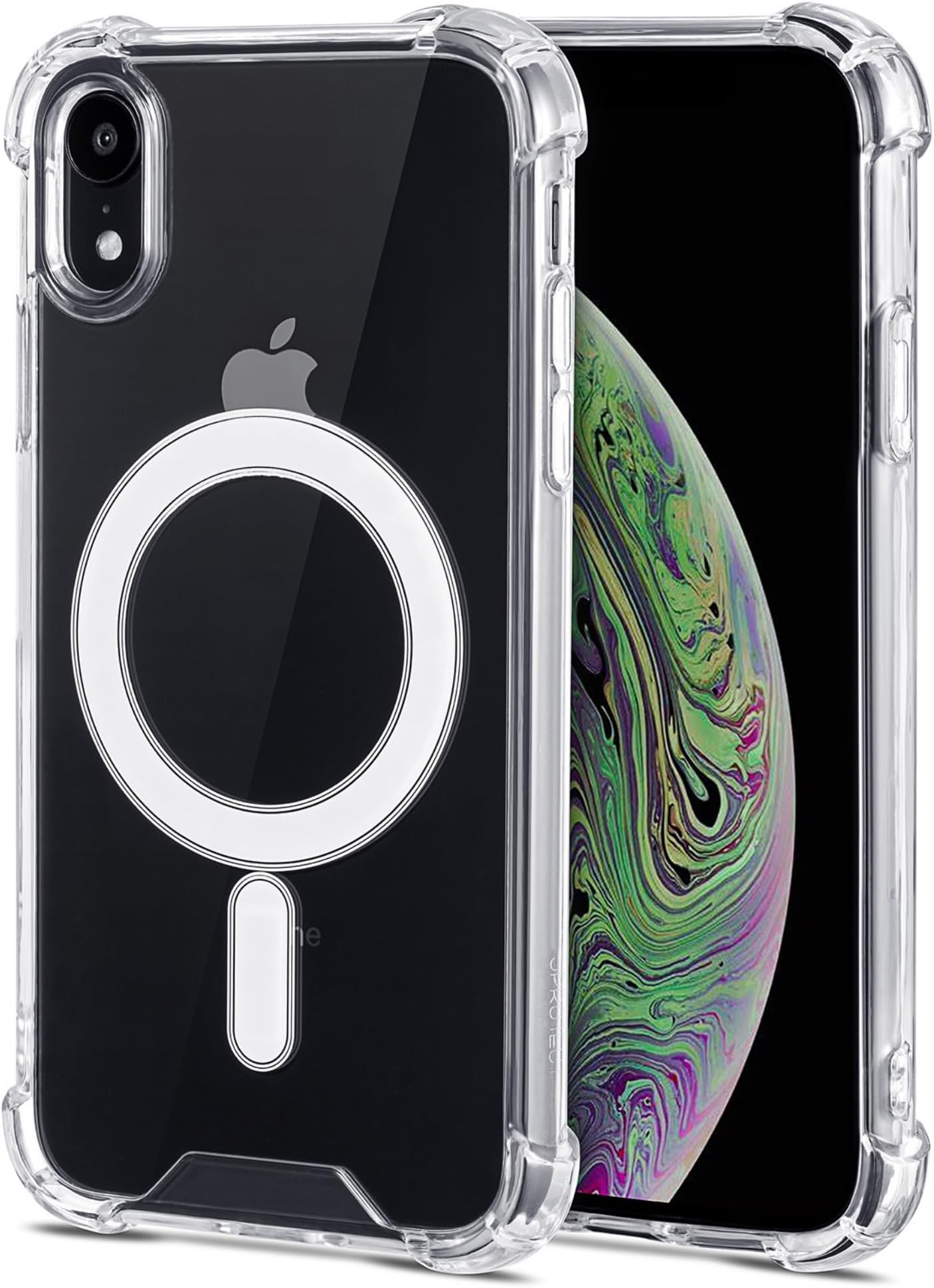 Amazon.com: HVDI Clear Magnetic Case for iPhone Xr with Mag-Safe ...
