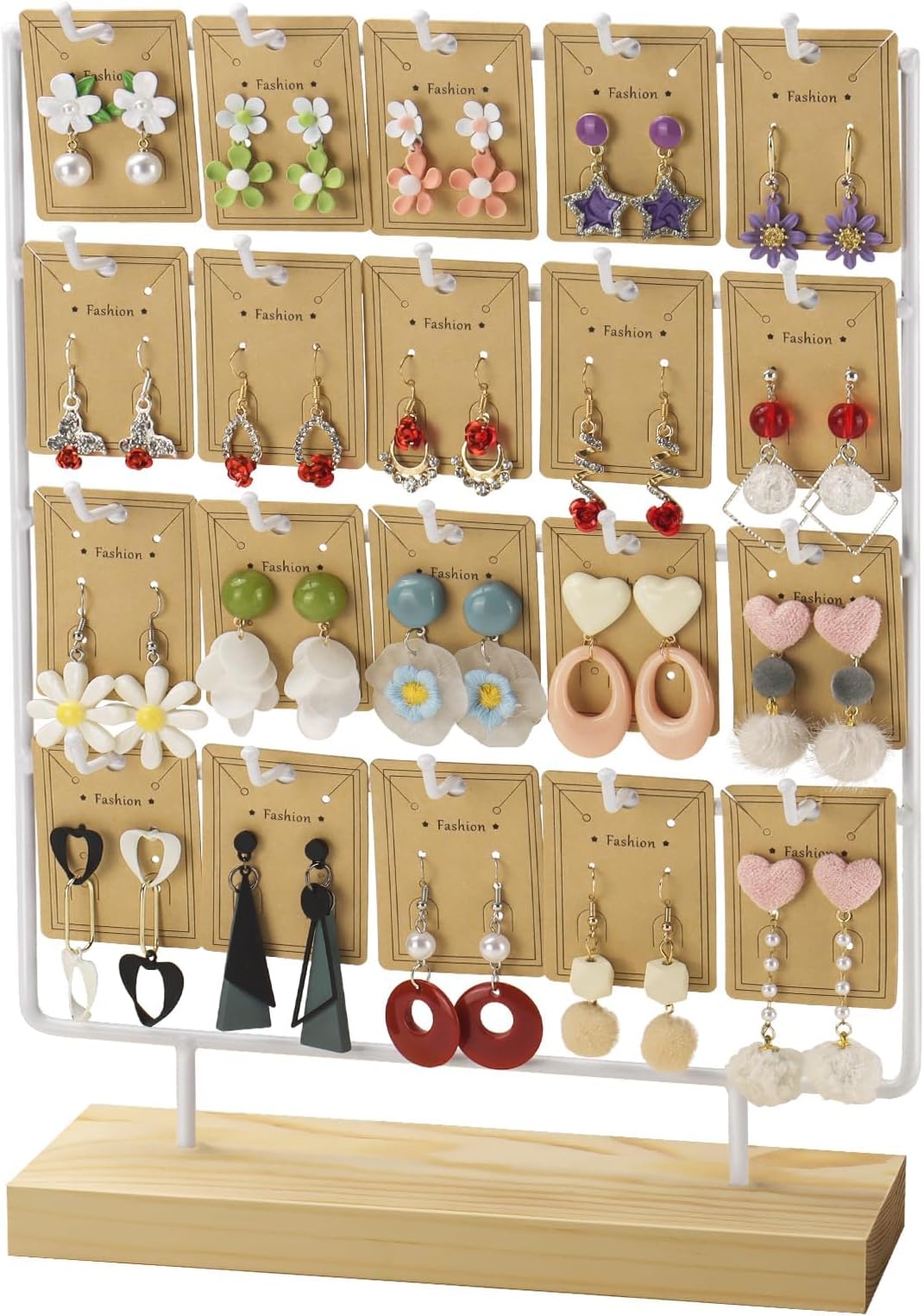 Amazon.com: JOUTYFOR Jewelry Display for Vendors, Earring Display Stand ...