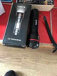 Lepro 2 Pack LED Torch Super Bright, LE2000 Powerful Flashlight Battery ...