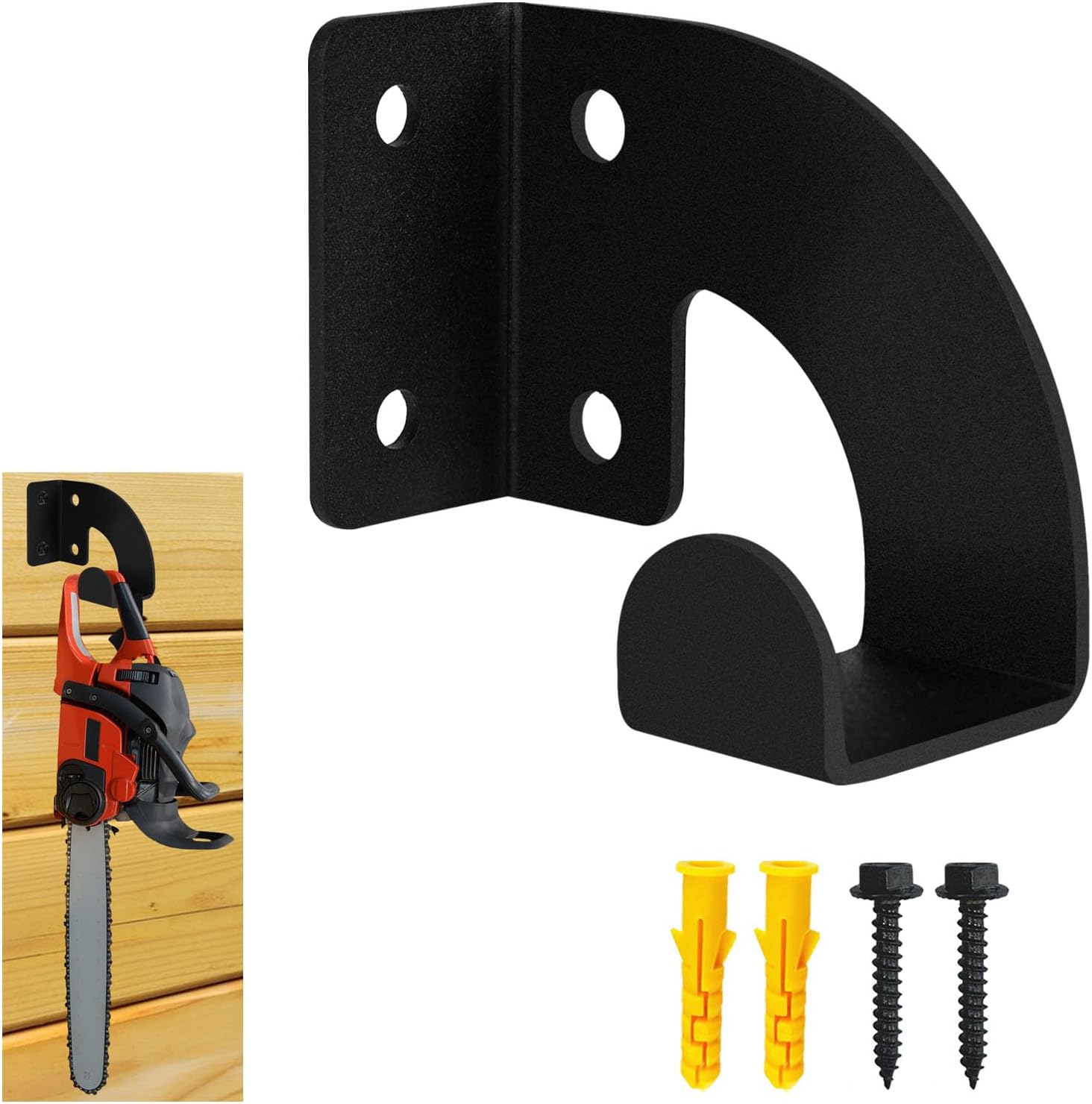 Amazon.com: TRUCFUSION Chainsaw Holder Wall Mount, Chainsaw Hanger for ...