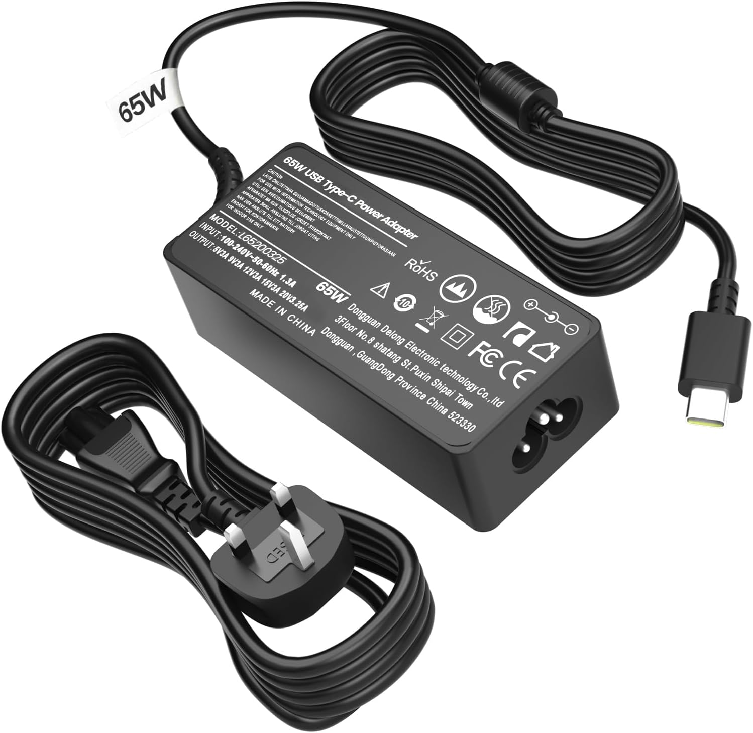 65W Lenovo Laptop Charger USB C Fast Chromebook Charger Fit for Lenovo ...