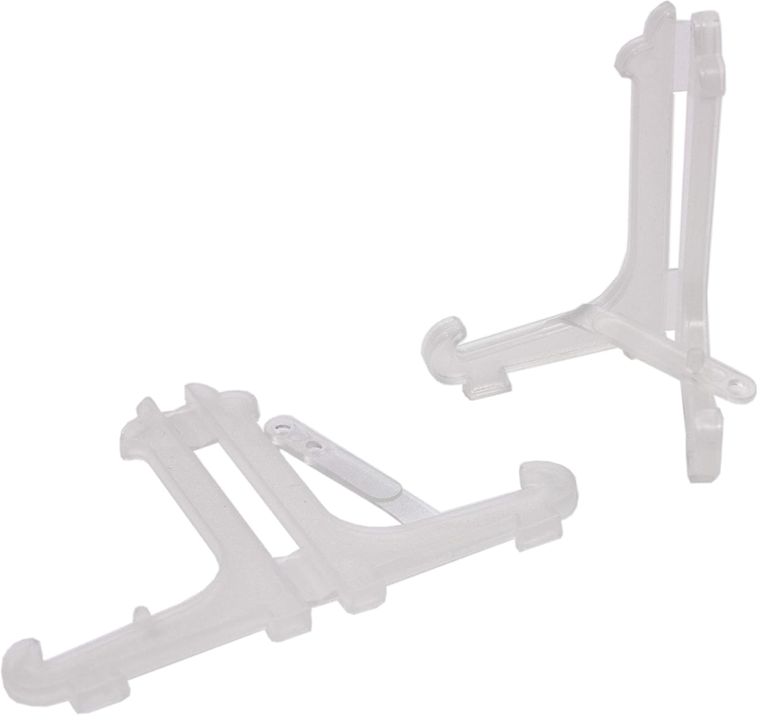 Display Stand : Mini White Transparent Plastic : Coin, Medal, Small ...