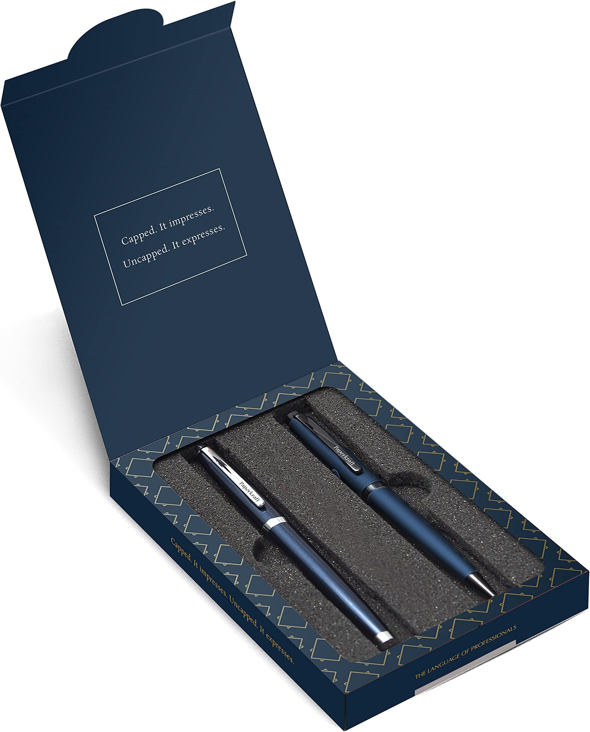 HAYMAN 24 CT Gold Plated Premium Triangle Roller Pen with Gift Box (P-4 ...