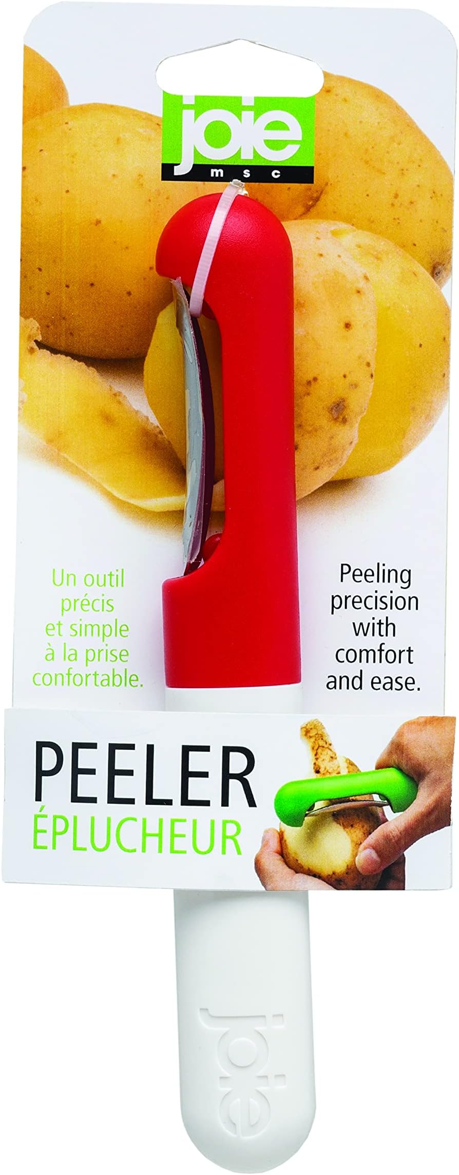 Joie Kitchen Gadgets Spud Dude Y Peeler, Stainless steel blade, Green ...