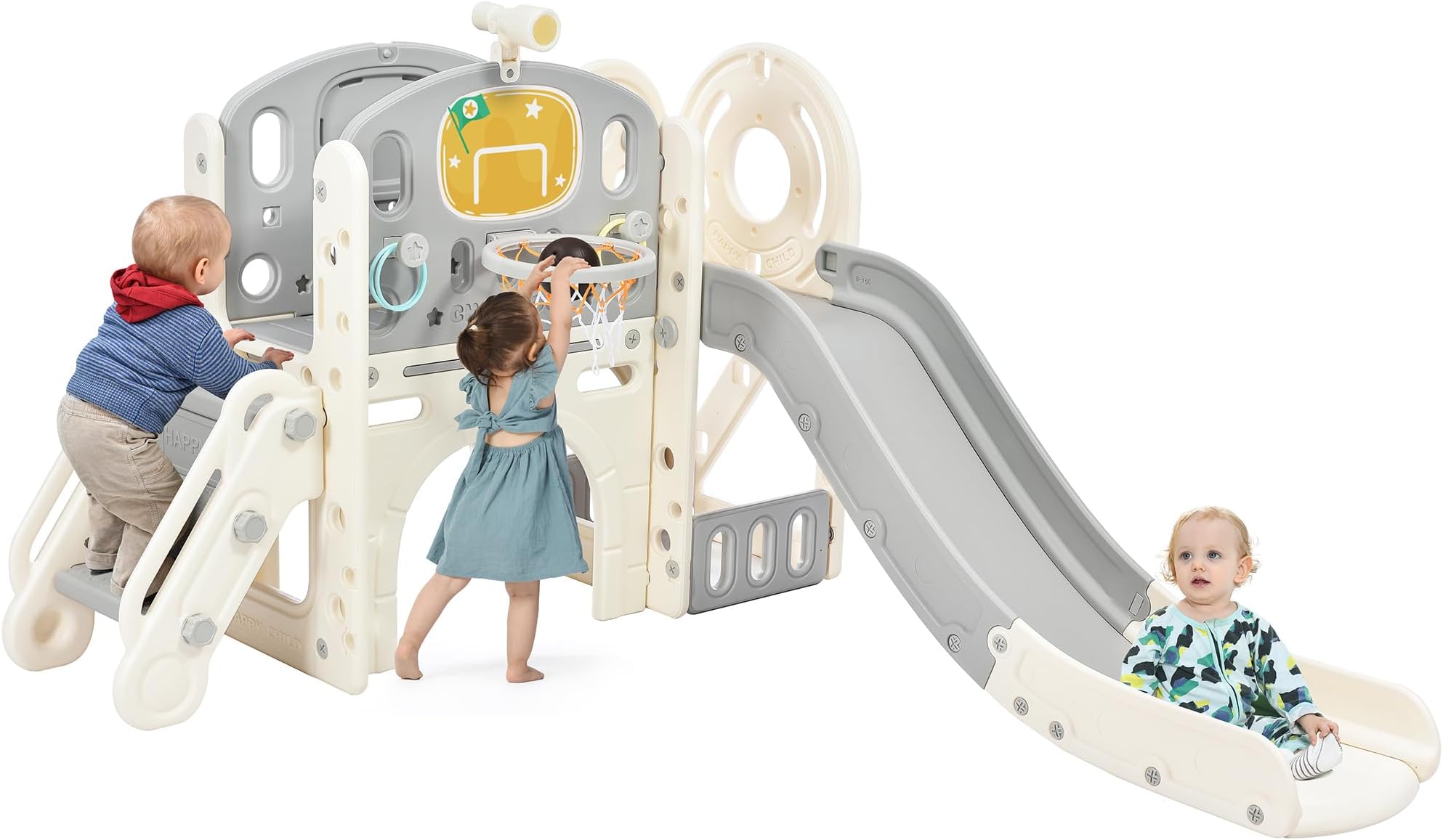 Amazon.com: Merax 4-in-1 Toddler Slide, Kids Slide with Climber ...