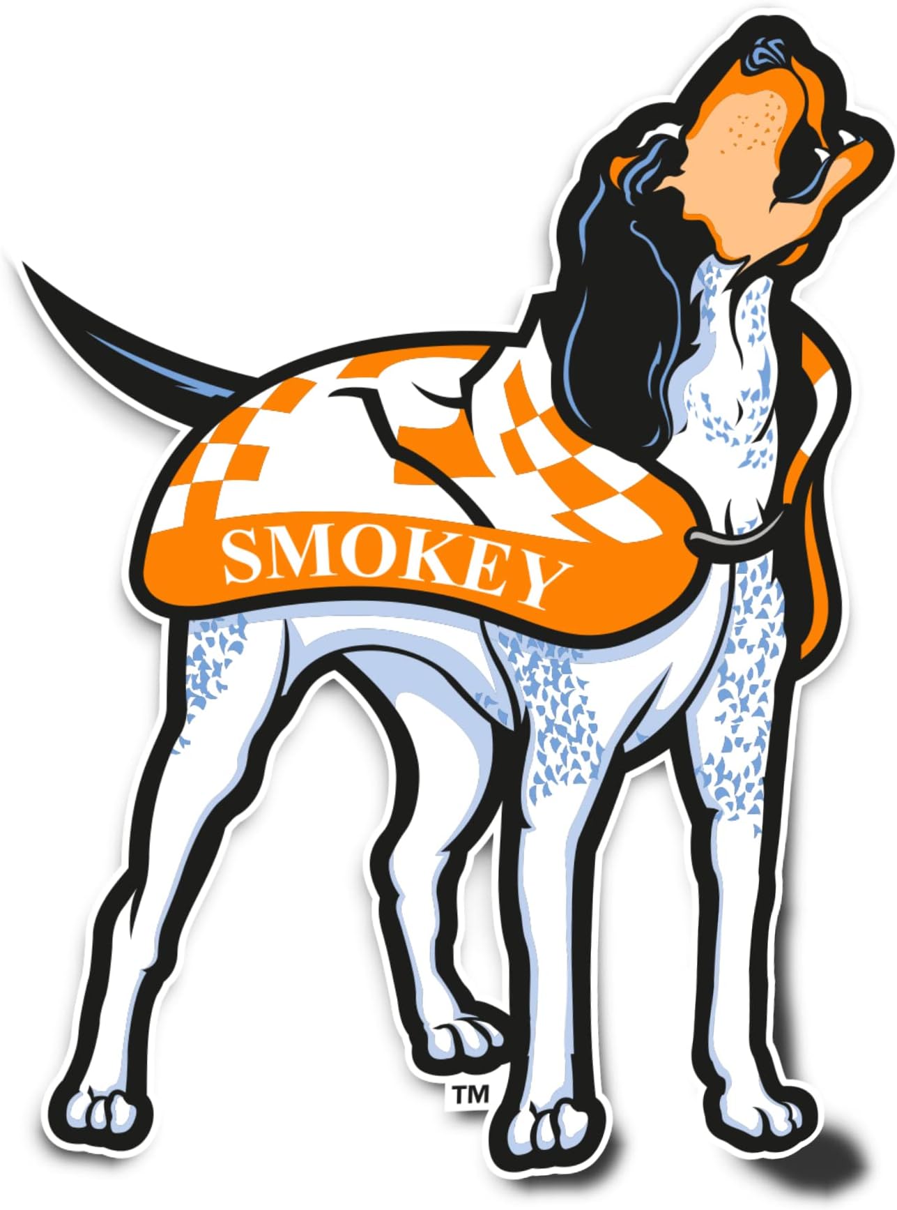 Amazon.com: Craftique Tennessee Volunteers 4" Grey Tri-Star Decal ...